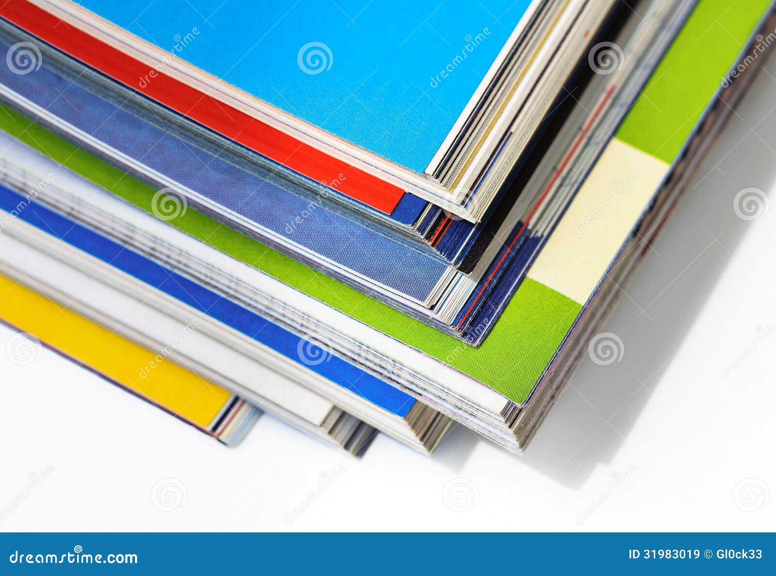 Pile of magazines stock image. Image of papers, media - 31983019