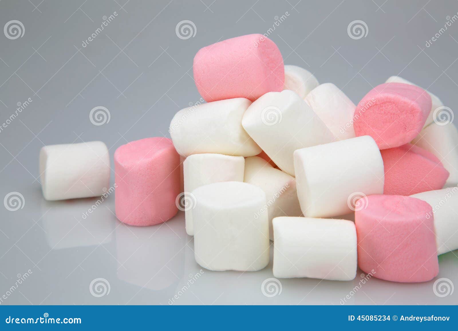 Pile of Marshmallow White and Pink Colors Stock Photo - Image of ...