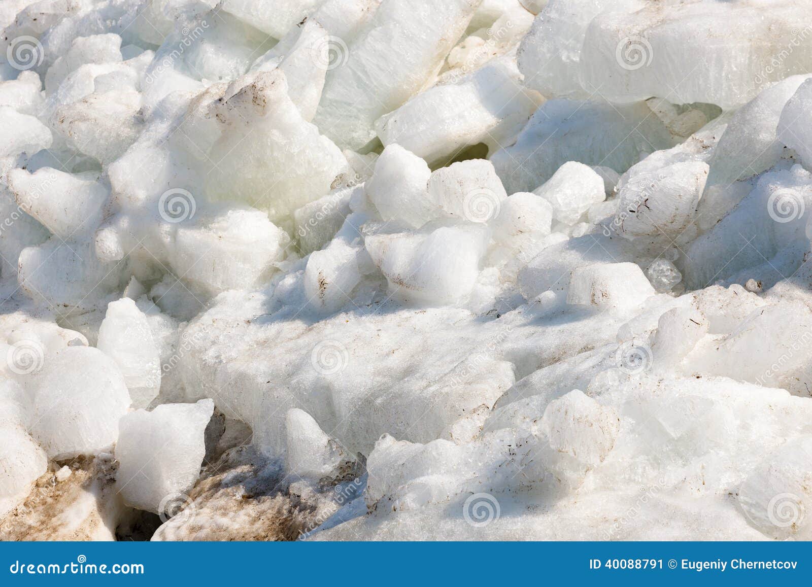 Pile of melting ice stock image. Image of winter, melt - 40088791