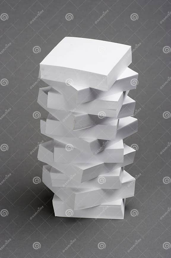 A pile of memo stock image. Image of isolation, memory - 4251629