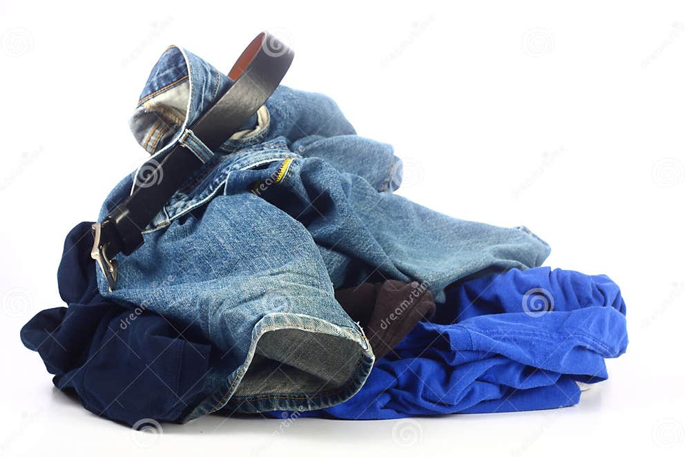 Pile of messy clothes stock image. Image of lots, crumpled - 19135395