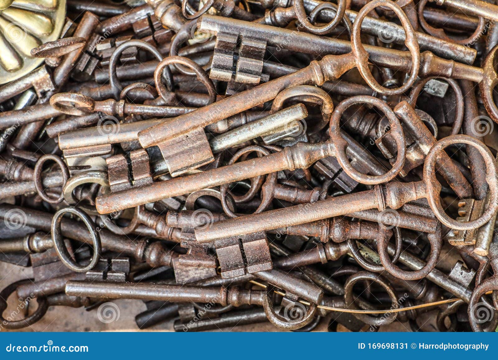 A Pile of metal keys stock image. Image of bolt, heap - 169698131