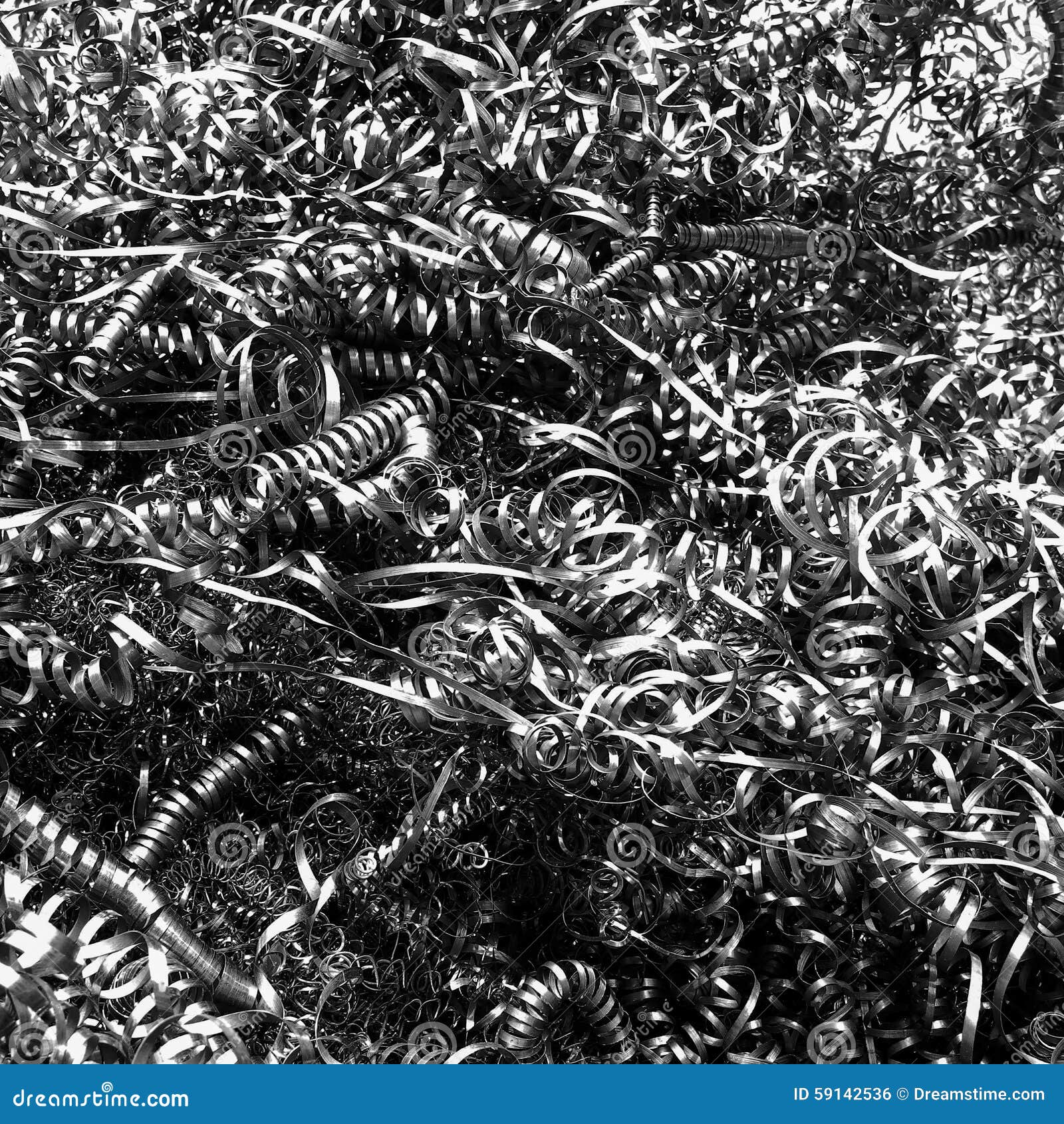 A Pile of Metal Monochrome Springs Stock Photo - Image of pile, wire ...