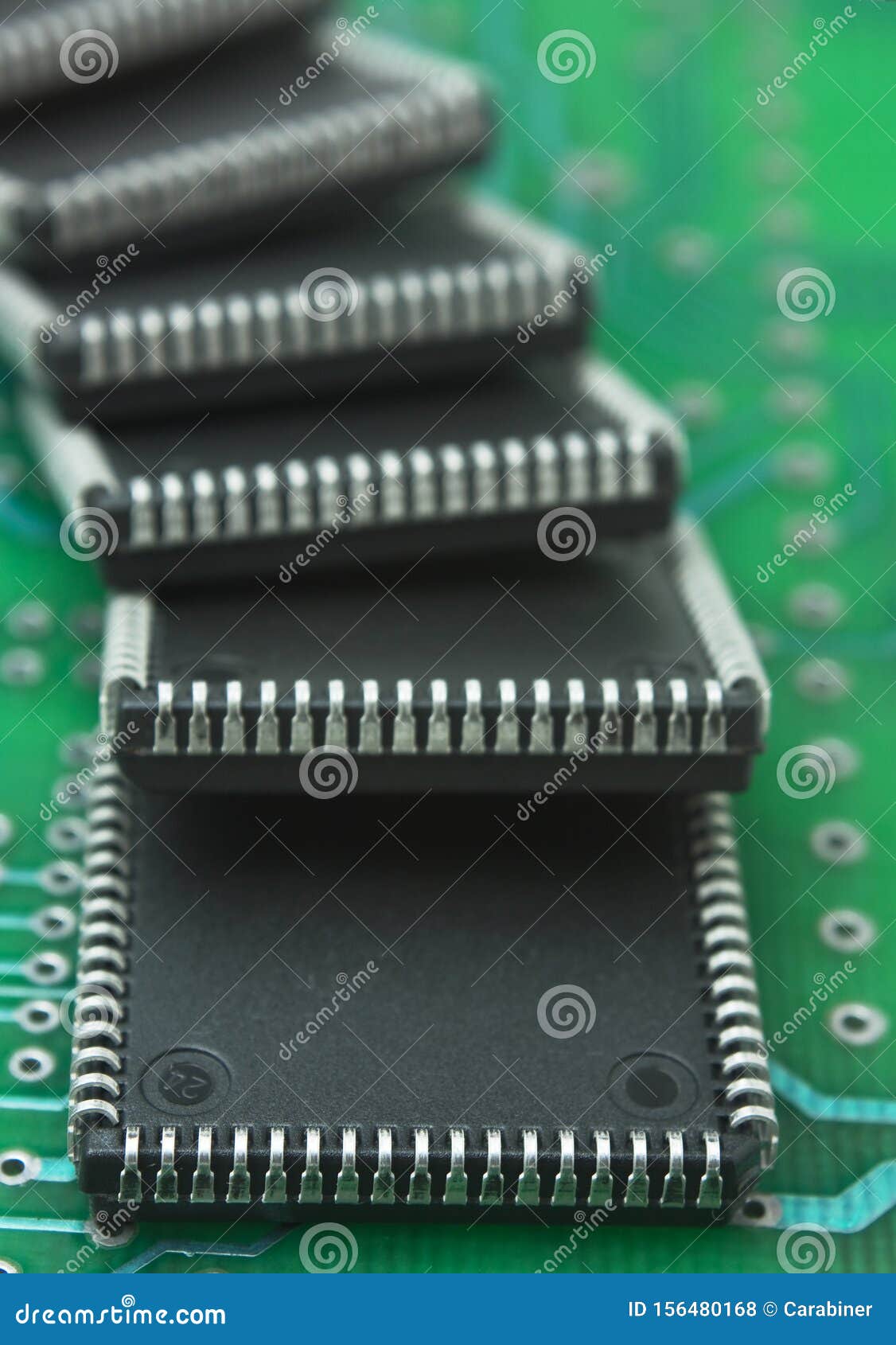 Pile of microchips stock photo. Image of chart, business - 156480168