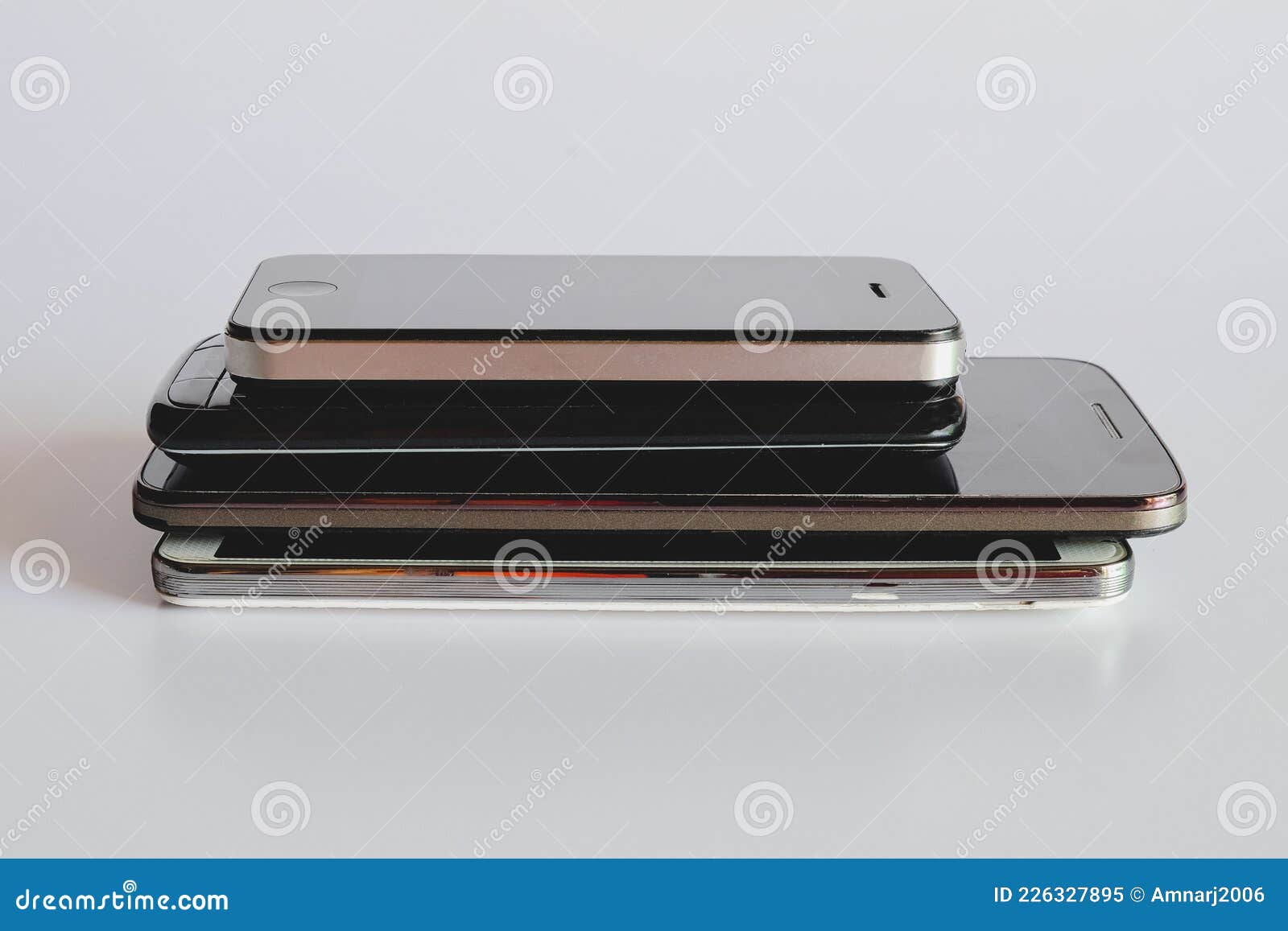 Heap Of Different Whole And Sliced Tropical Fruits Isolated On White ...