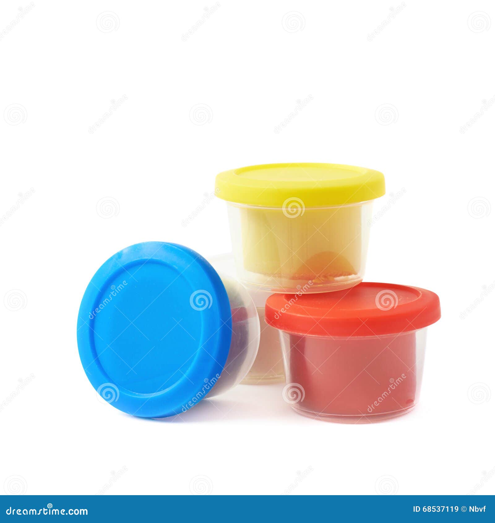 Pile of Modeling Clay Boxes Stock Image - Image of blue, color: 68537119