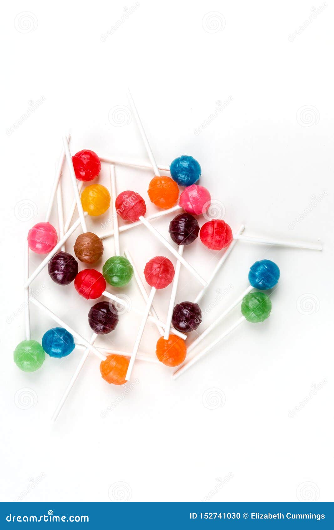 Pile of Multicolored Candy Suckers Stock Photo - Image of flavored ...