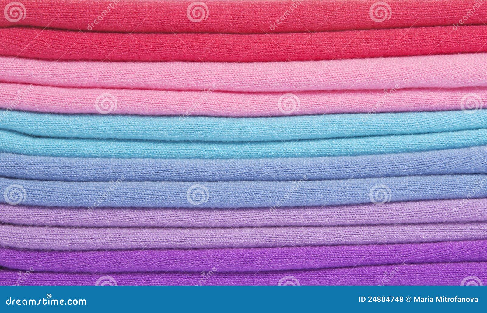 Pile of Multicolored Knitted Clothes Stock Photo - Image of glamour ...