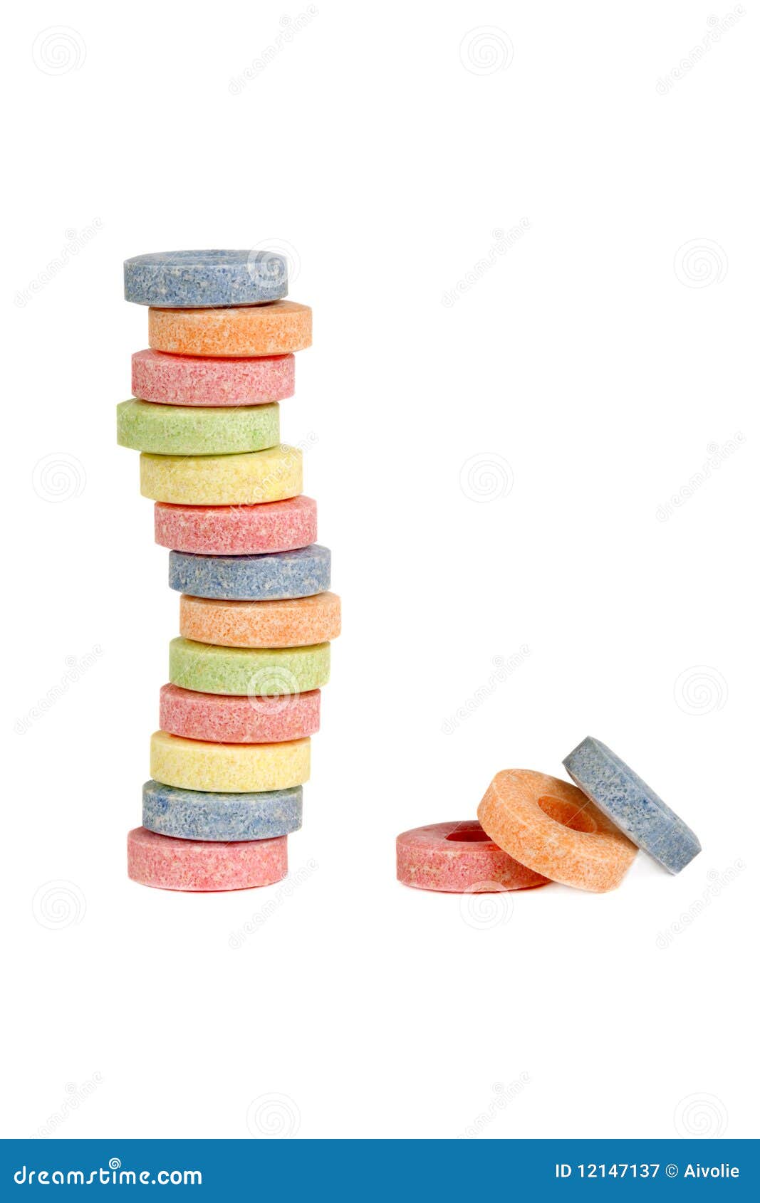Pile of Multicolored Vitamin Candies Stock Image - Image of science ...