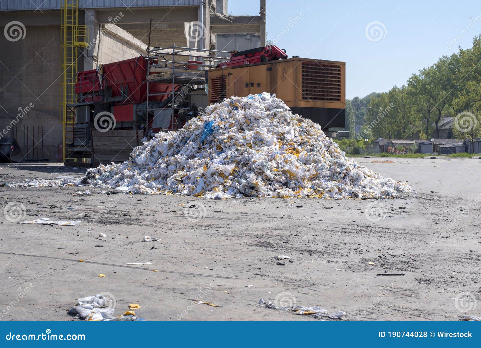 Pile of Municipal Waste on a Disposal Site - Environmental Pollution ...