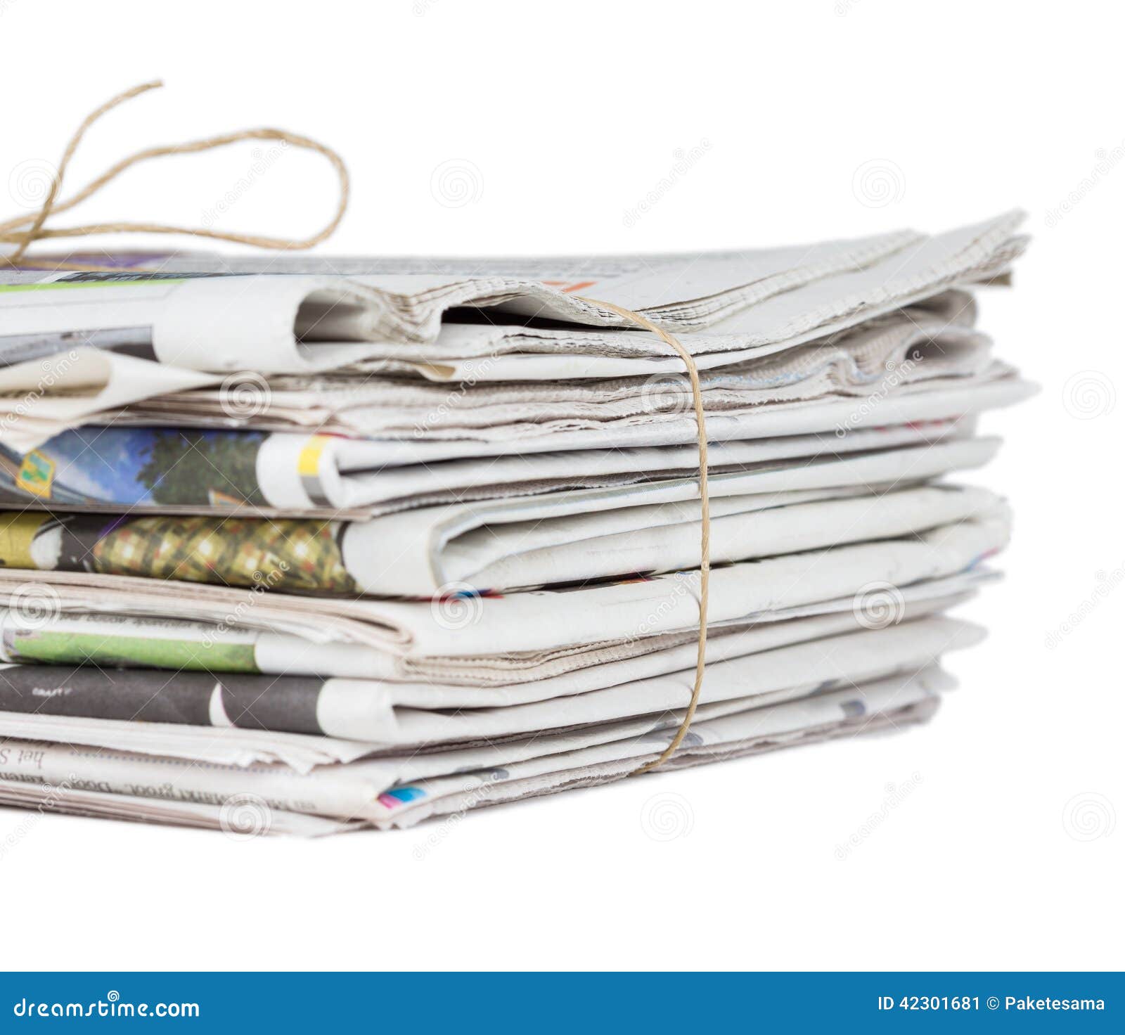 Pile of newspapers stock image. Image of post, german - 42301681