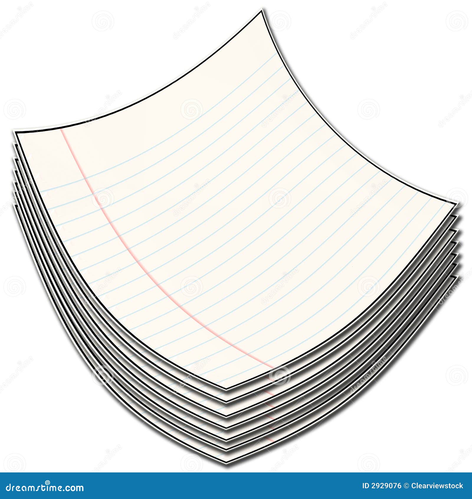 Clipart Stack Of Paper