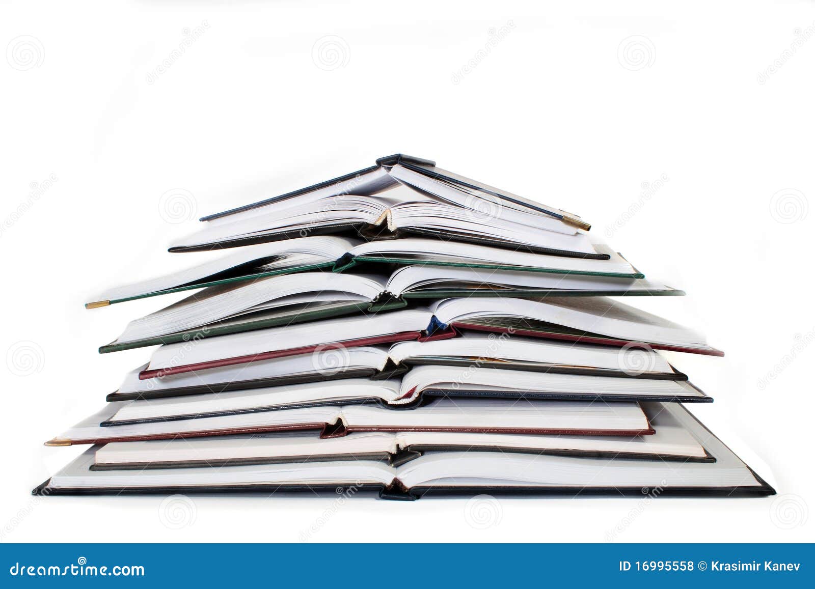 Pile of notebooks stock photo. Image of notepaper, educate - 16995558