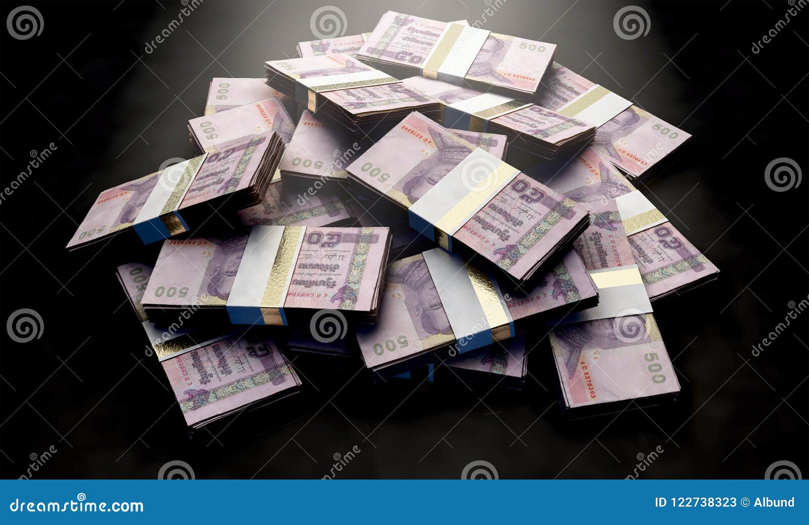 Pile of Notes stock illustration. Illustration of bhat - 122738323