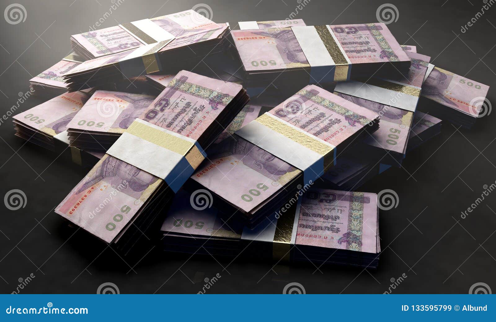 Pile Of Bhat Bank Notes Stock Image | CartoonDealer.com #122743525