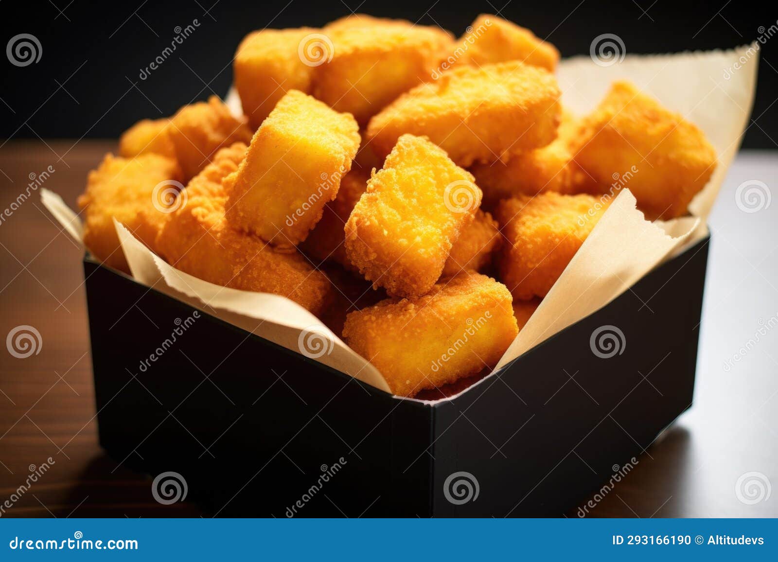 Pile of Nuggets Inside a Take-out Box Stock Photo - Image of generative ...