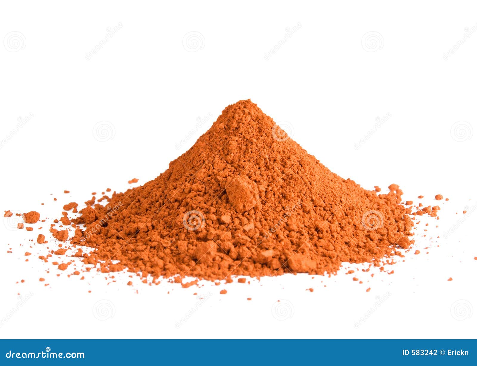 Pile Ocre Rouge De Colorant Photo stock - Image du teinture, colorant ...