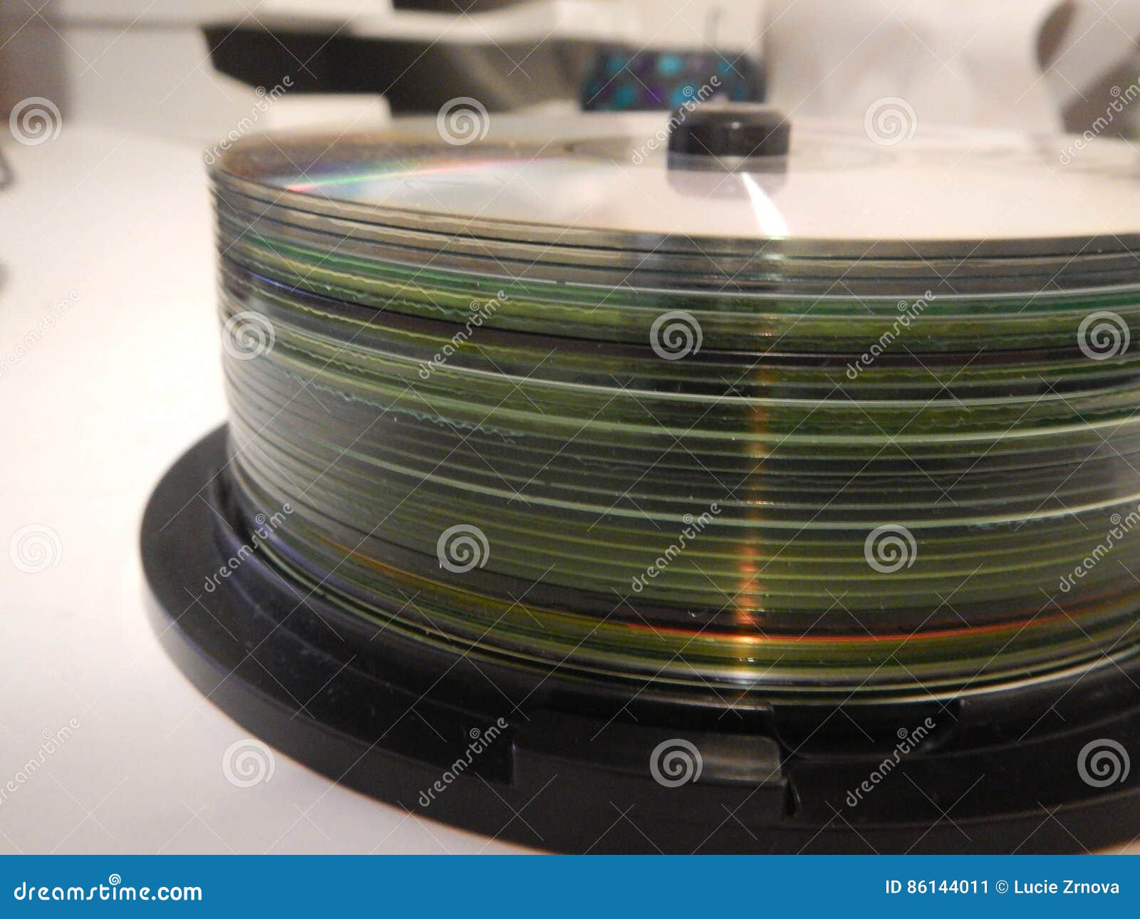 Pile Od CD Compact Disc Media Stock Image - Image of recodr, plate ...