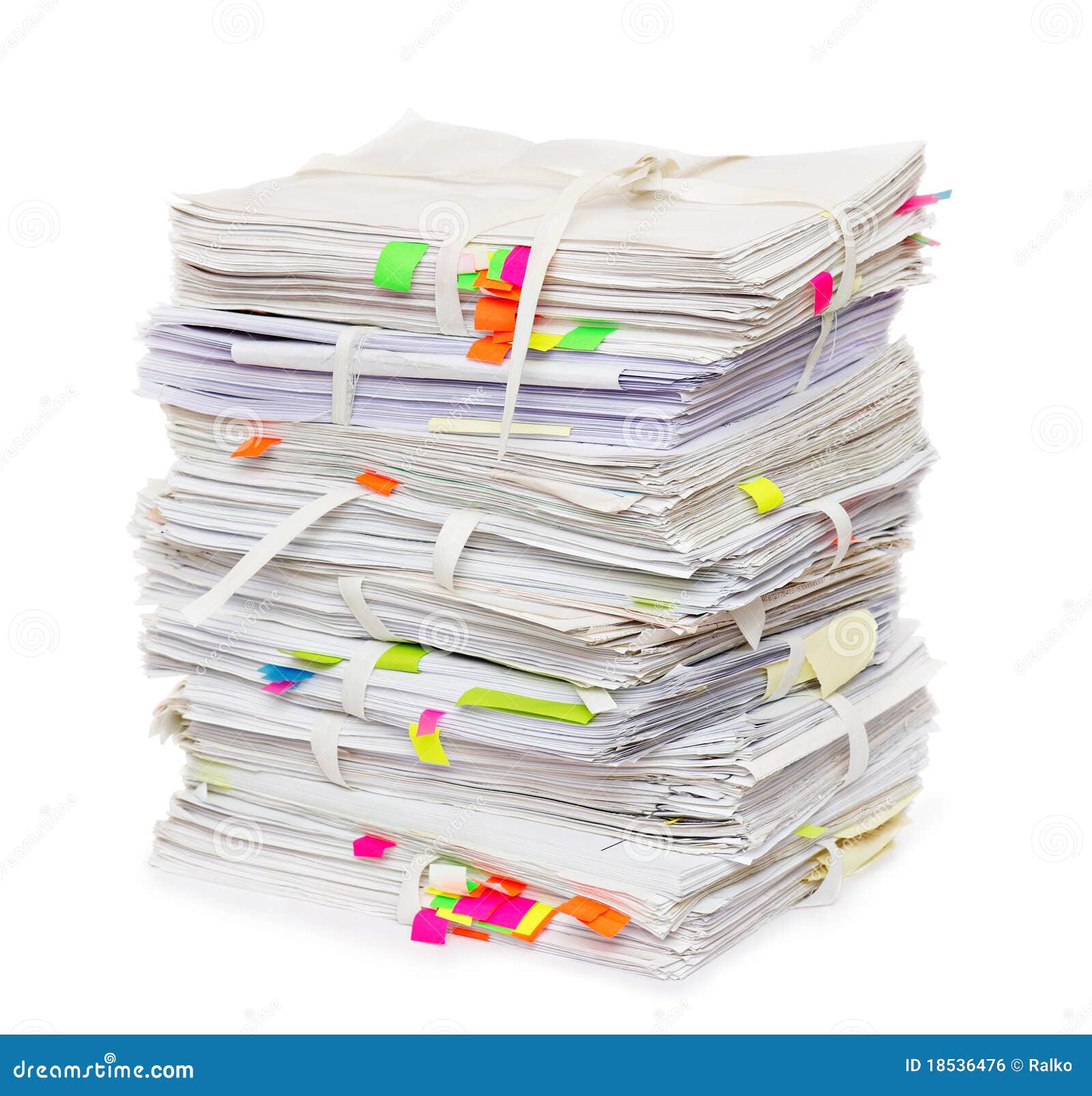 Pile of official papers stock photo. Image of working - 18536476