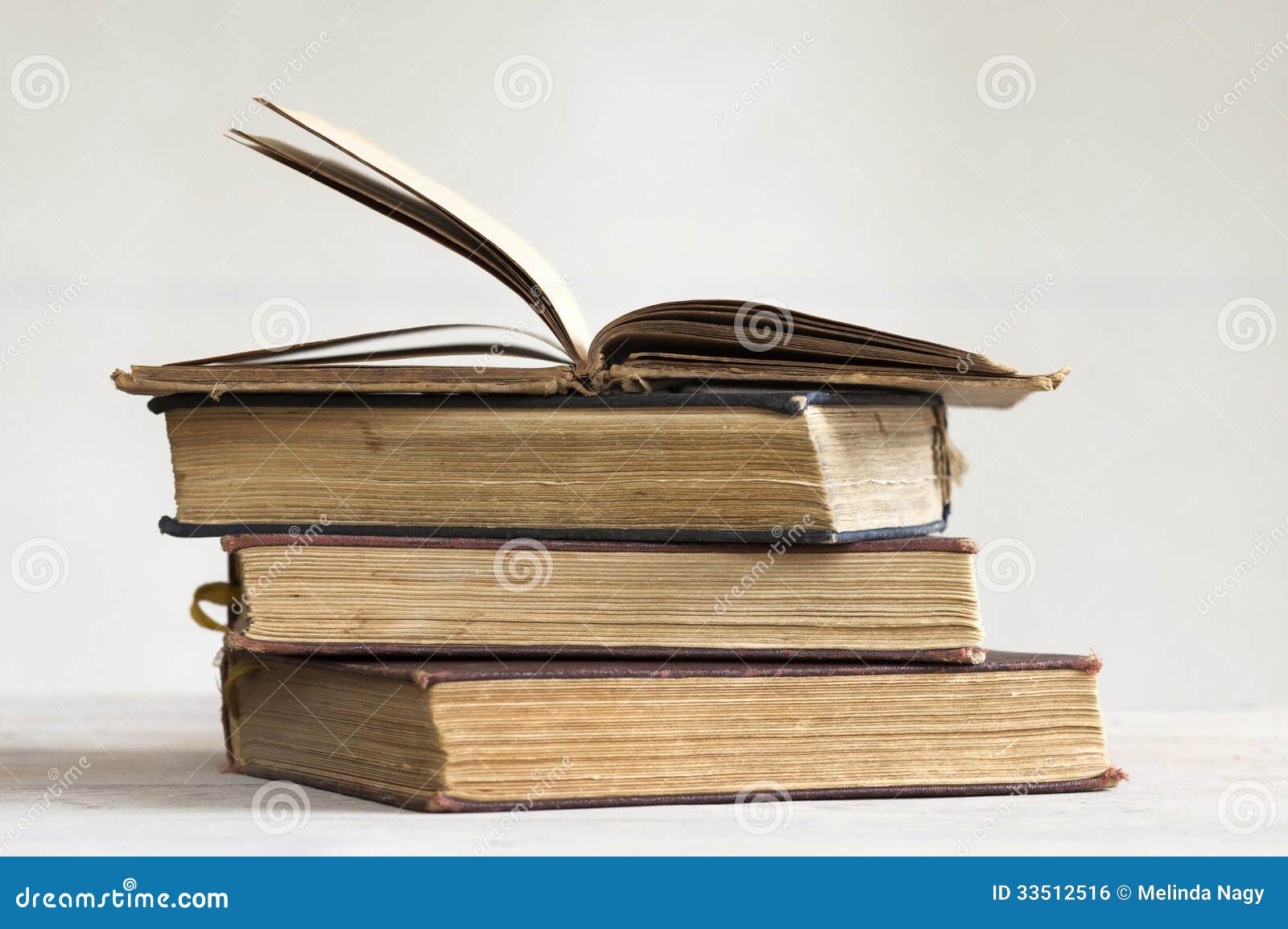 Pile of old books stock photo. Image of dusty, pile, library - 33512516