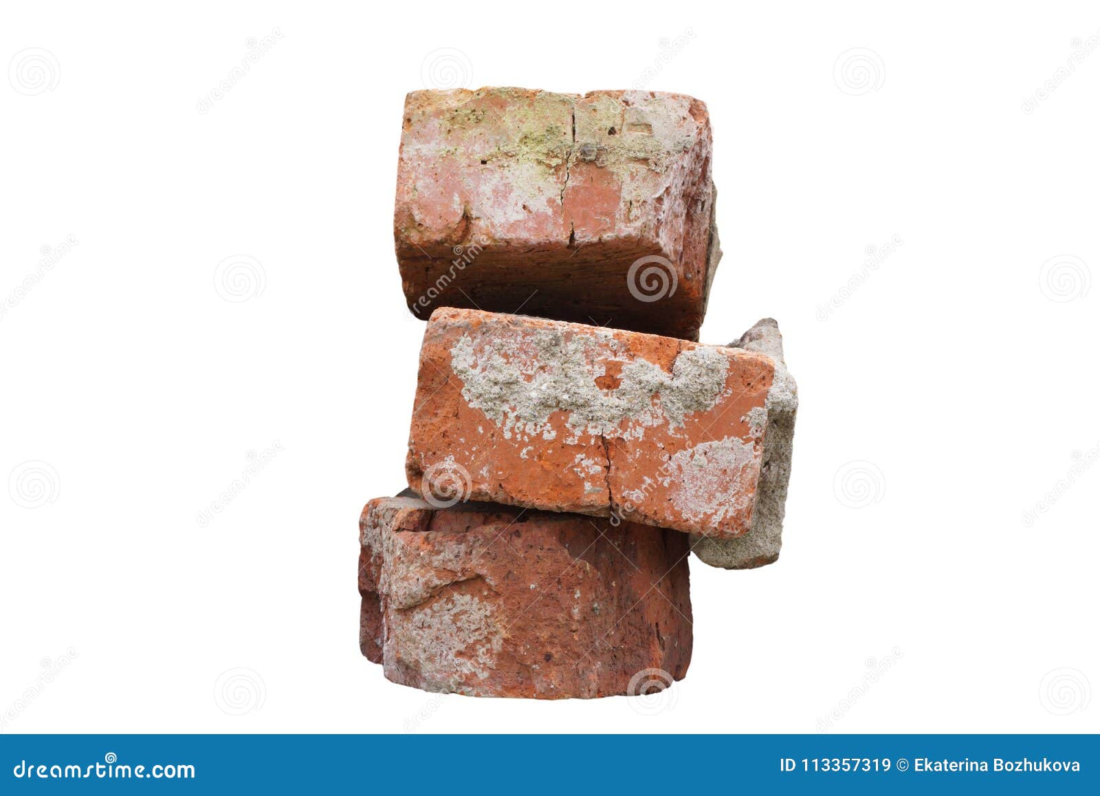 A pile of old bricks. stock image. Image of abstract - 113357319