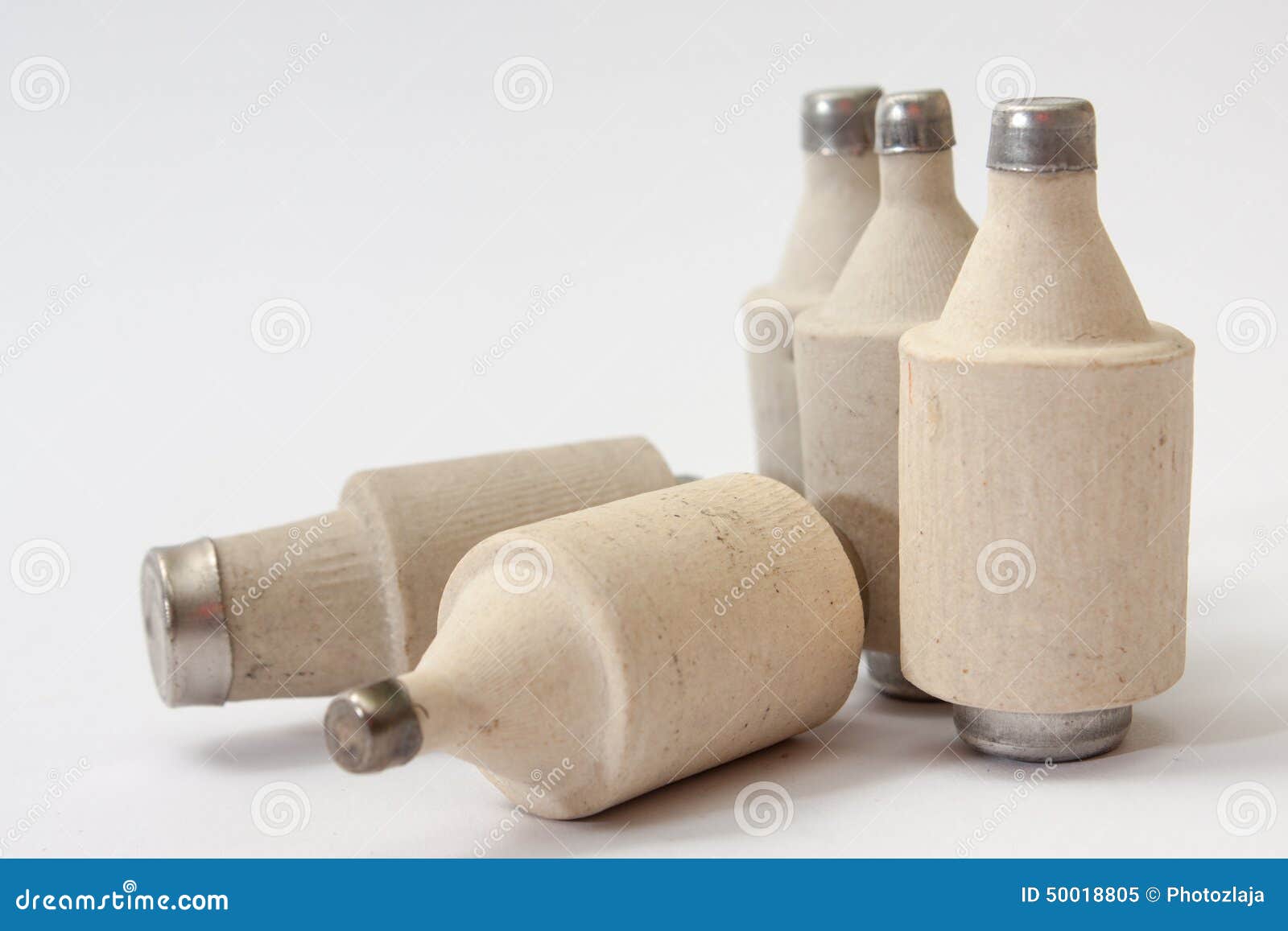 Pile of old ceramic fuses stock image. Image of fashioned - 50018805