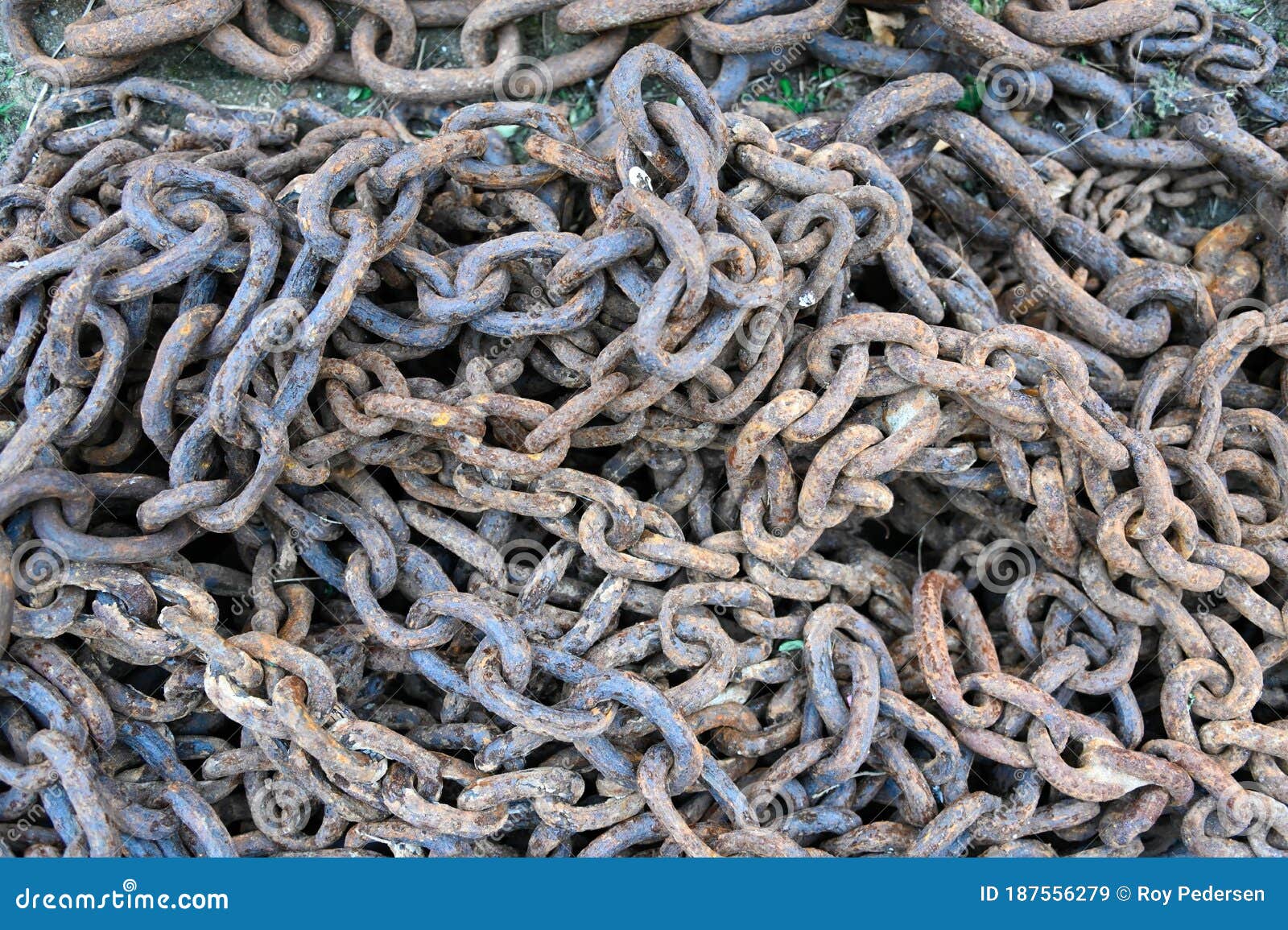 Pile of old Chain stock image. Image of industrial, connection - 187556279
