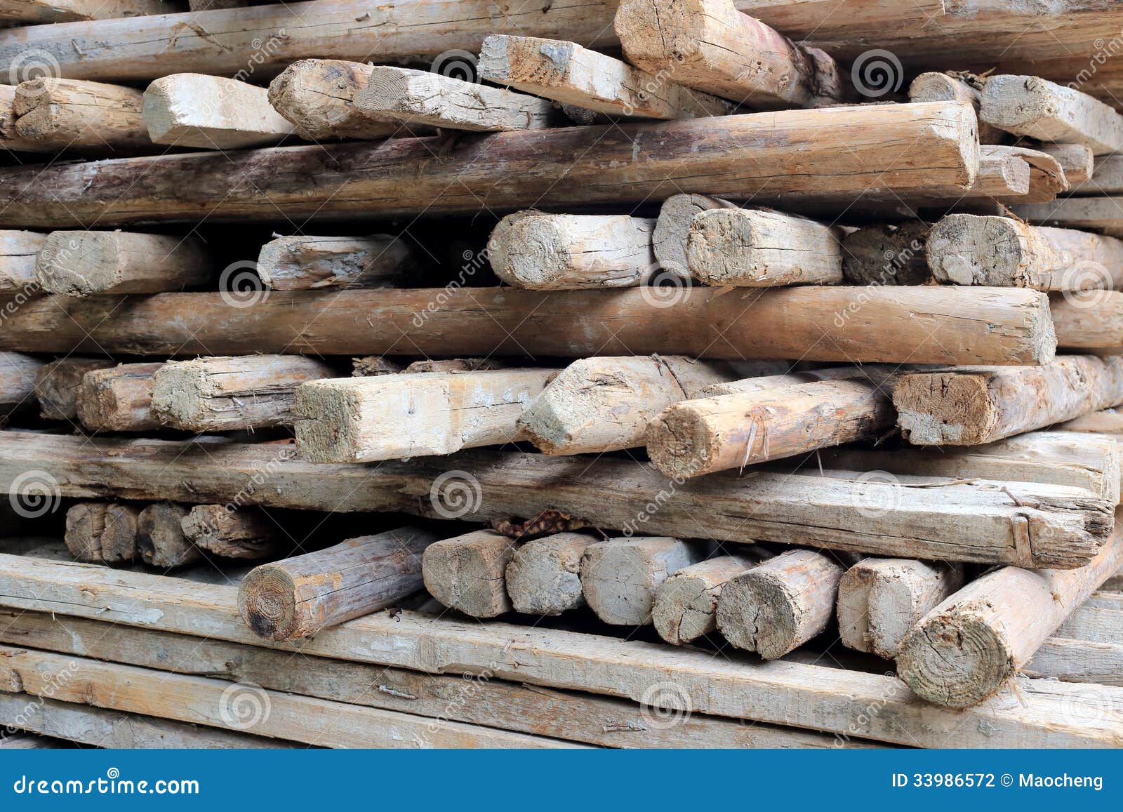 Pile of Old and Dirty Lumber Stock Photo - Image of stack, rusty: 33986572