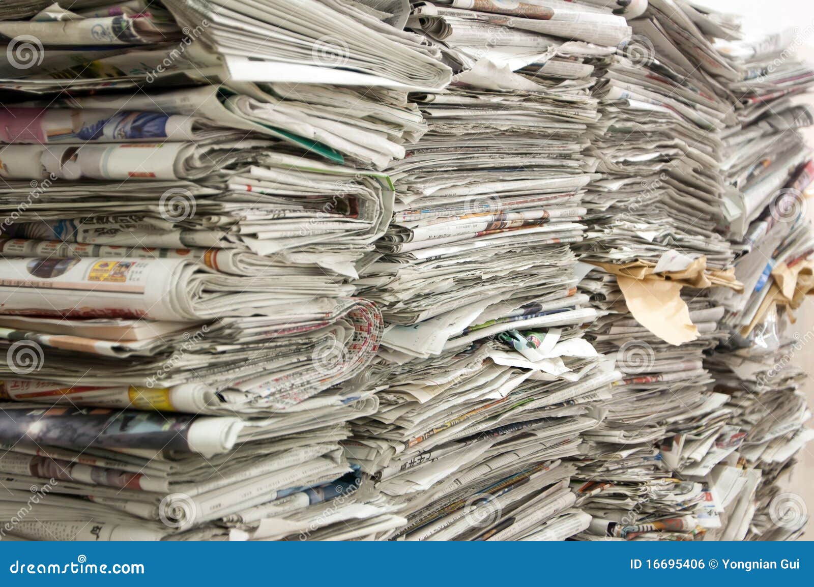 Pile Of Newspapers
