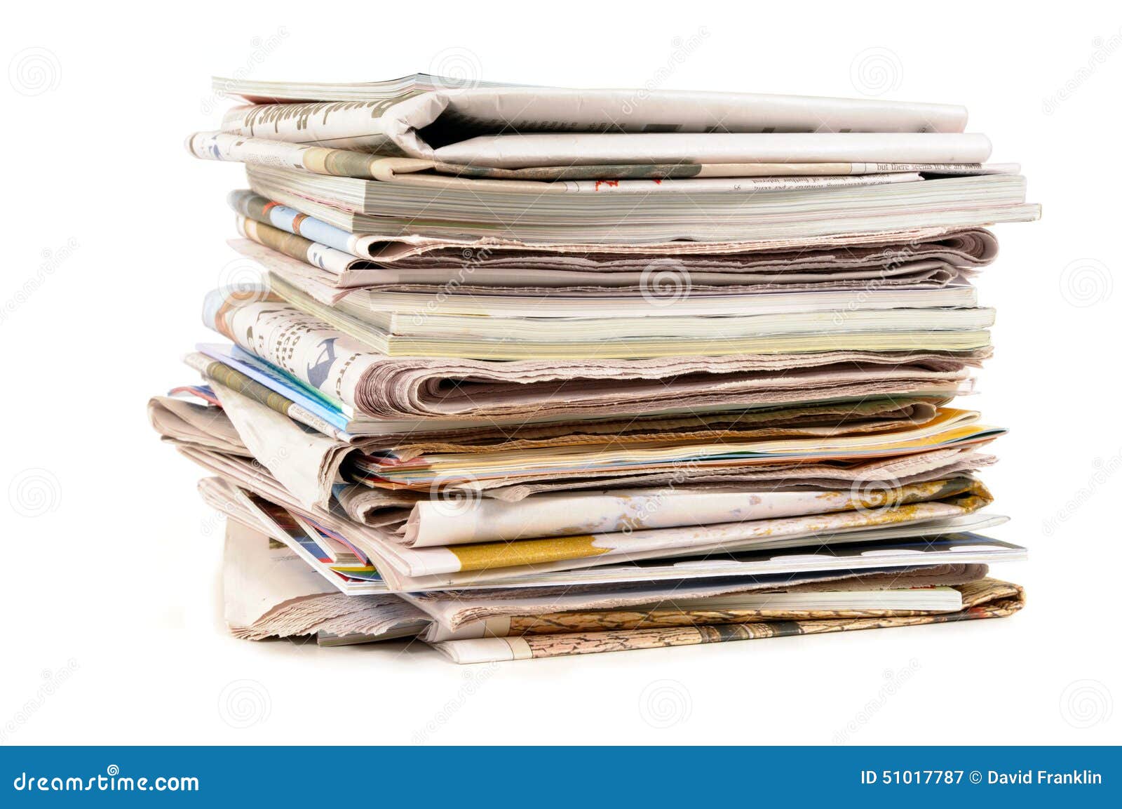Old Newspaper Stack