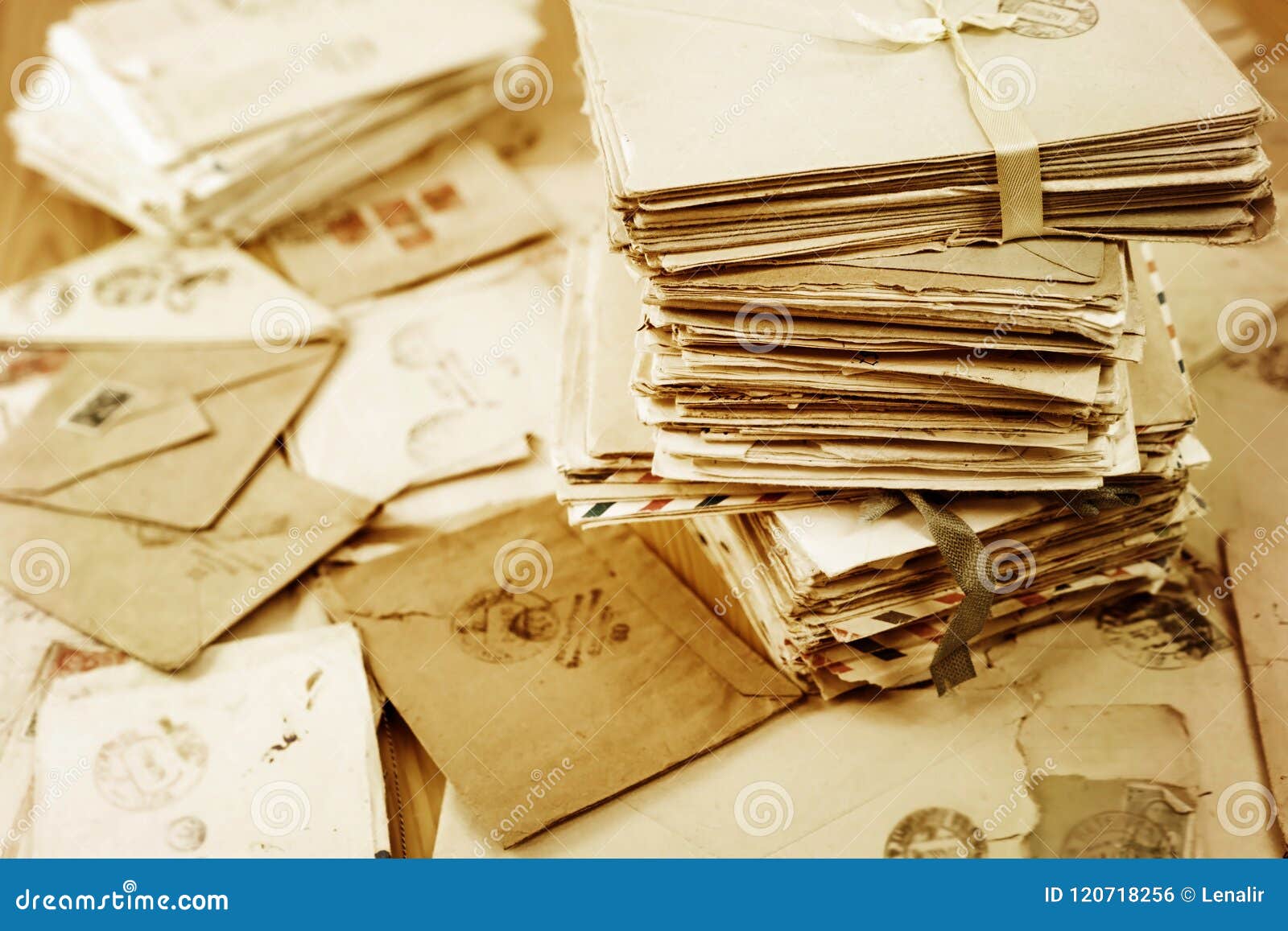 Old paper mail letters stock photo. Image of archival - 120718256