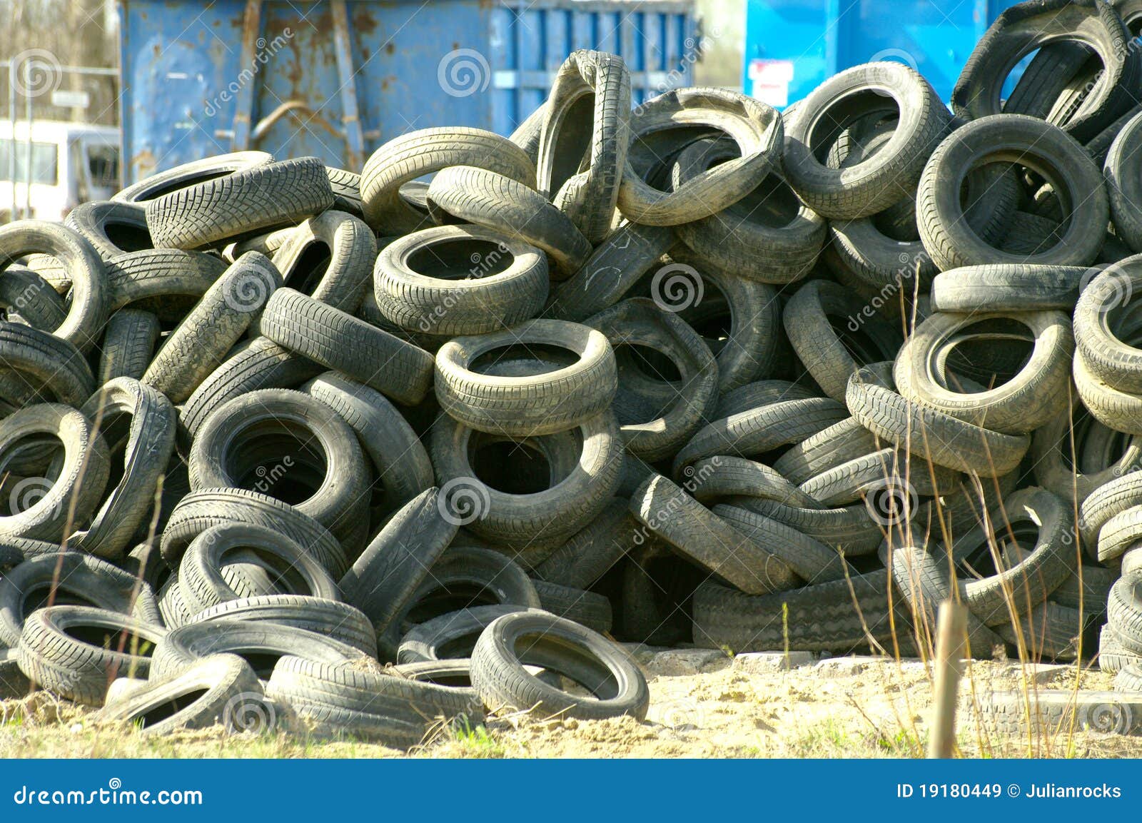 Pile of old tires stock image. Image of ugliness, dump - 19180449