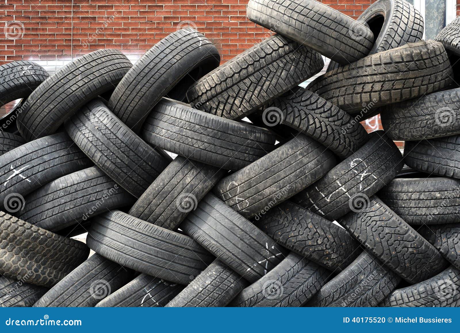 Pile of old tires stock photo. Image of landfill, stored - 40175520