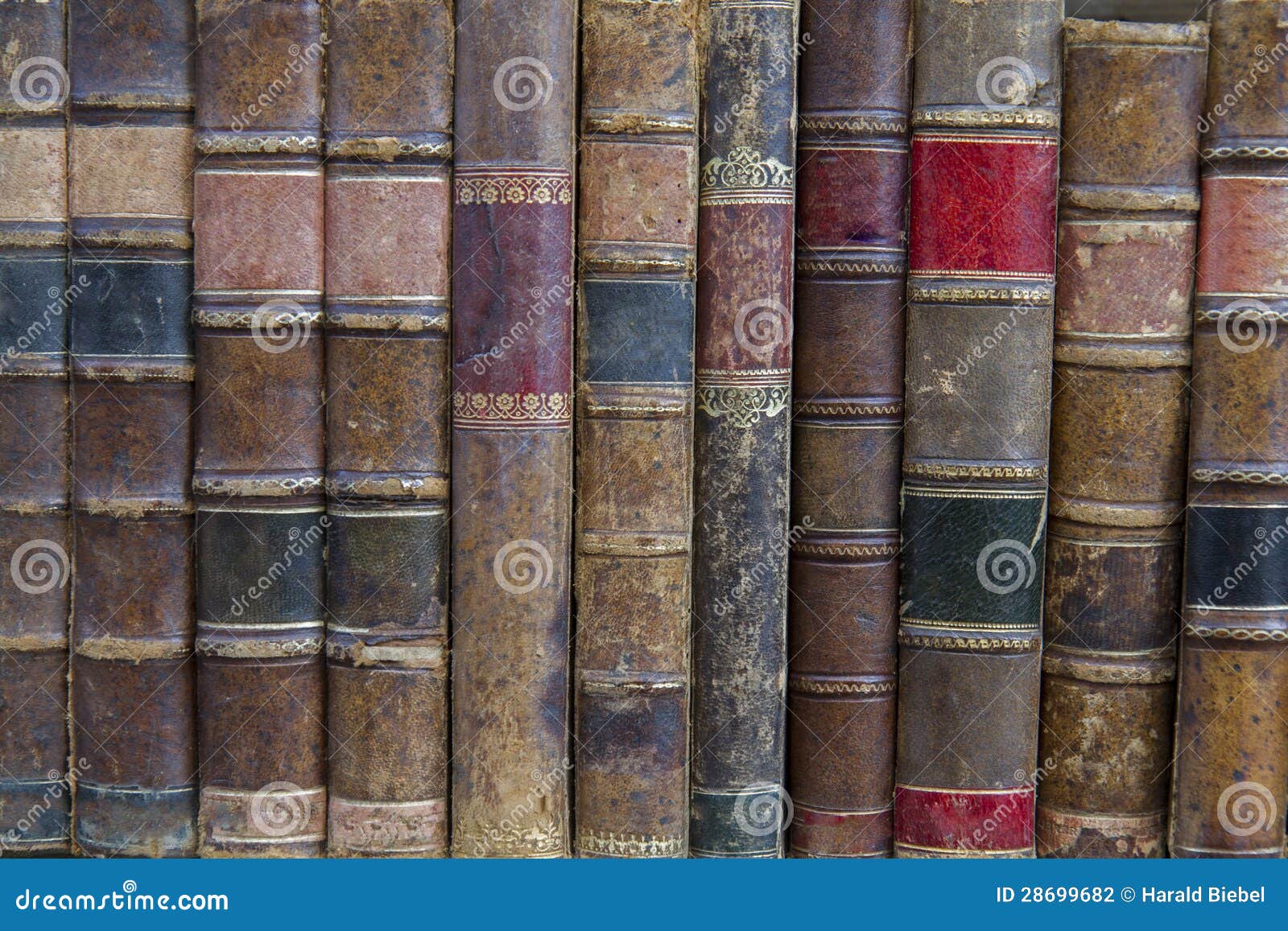 A Pile of Old Weathered Books Stock Photo - Image of data, group: 28699682