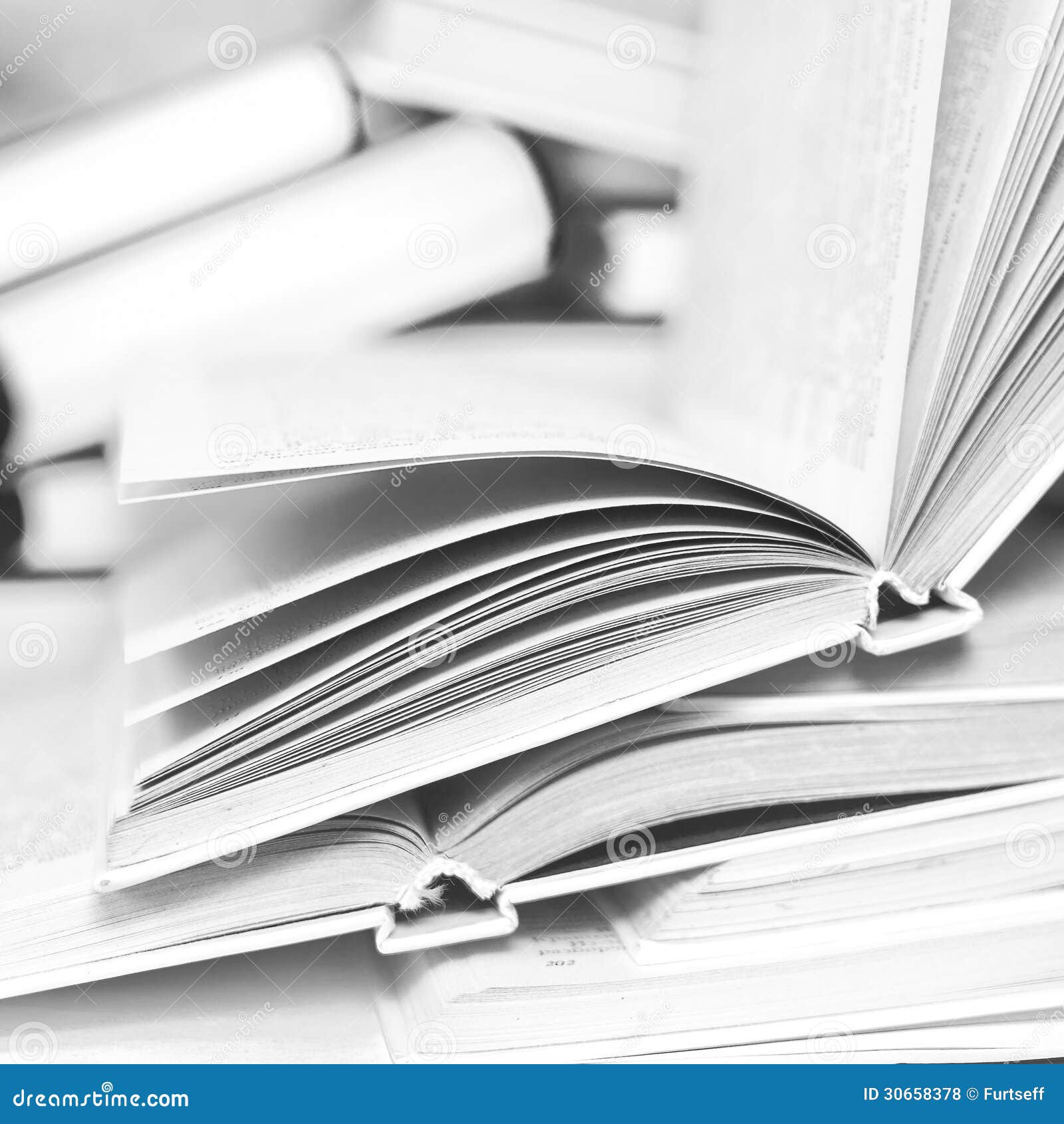 A pile of open books stock photo. Image of great, collection - 30658378