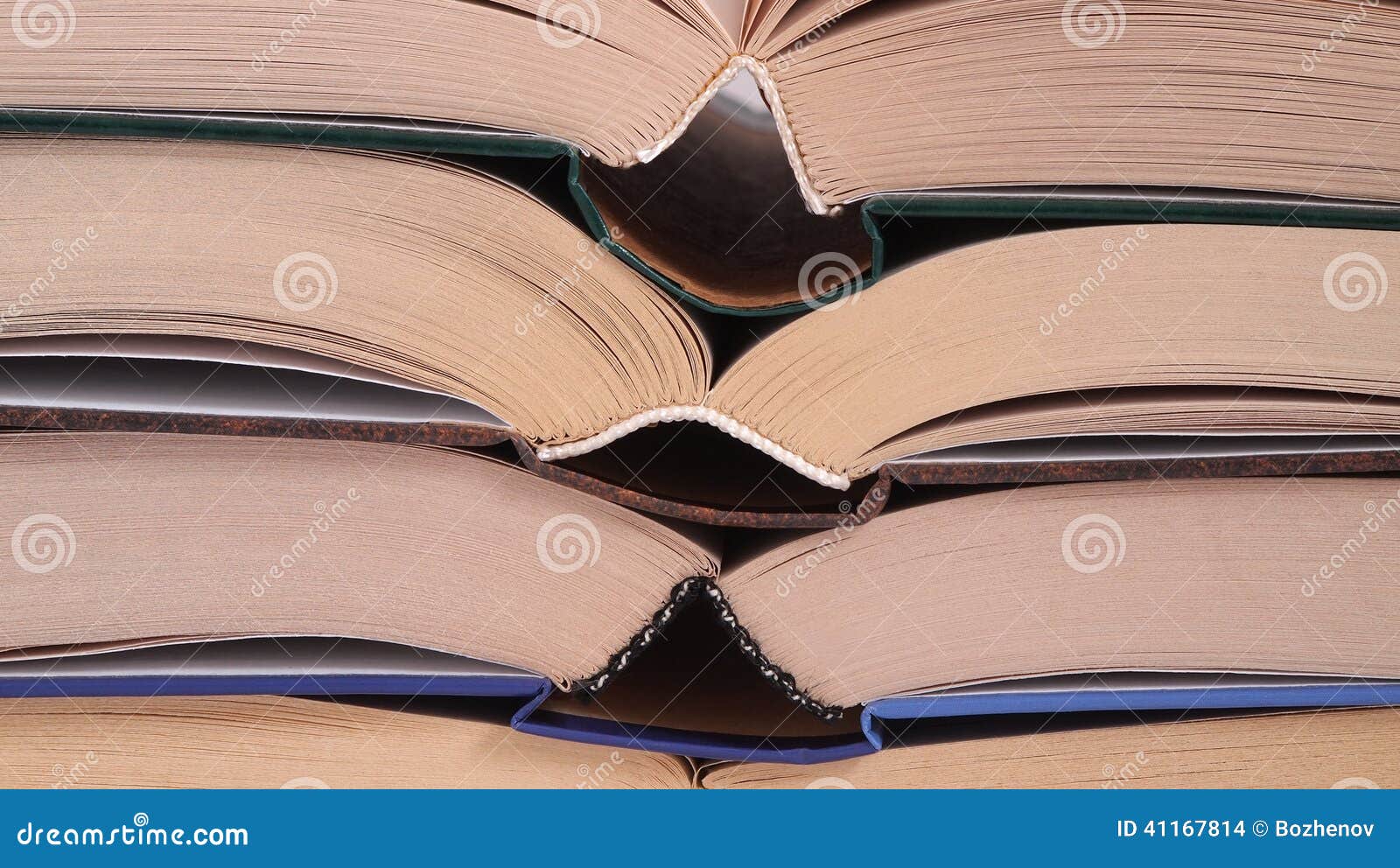 Pile of open books stock photo. Image of paper, information - 41167814