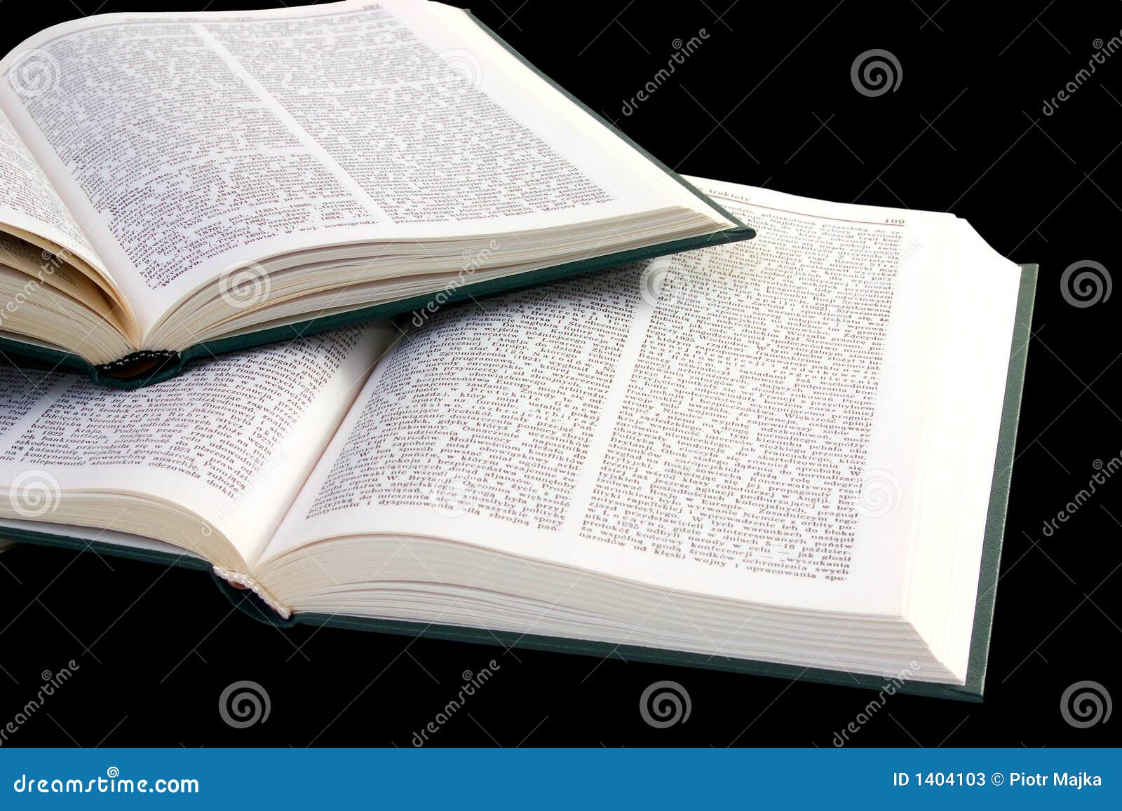 Pile of opened books stock image. Image of graduate, library - 1404103