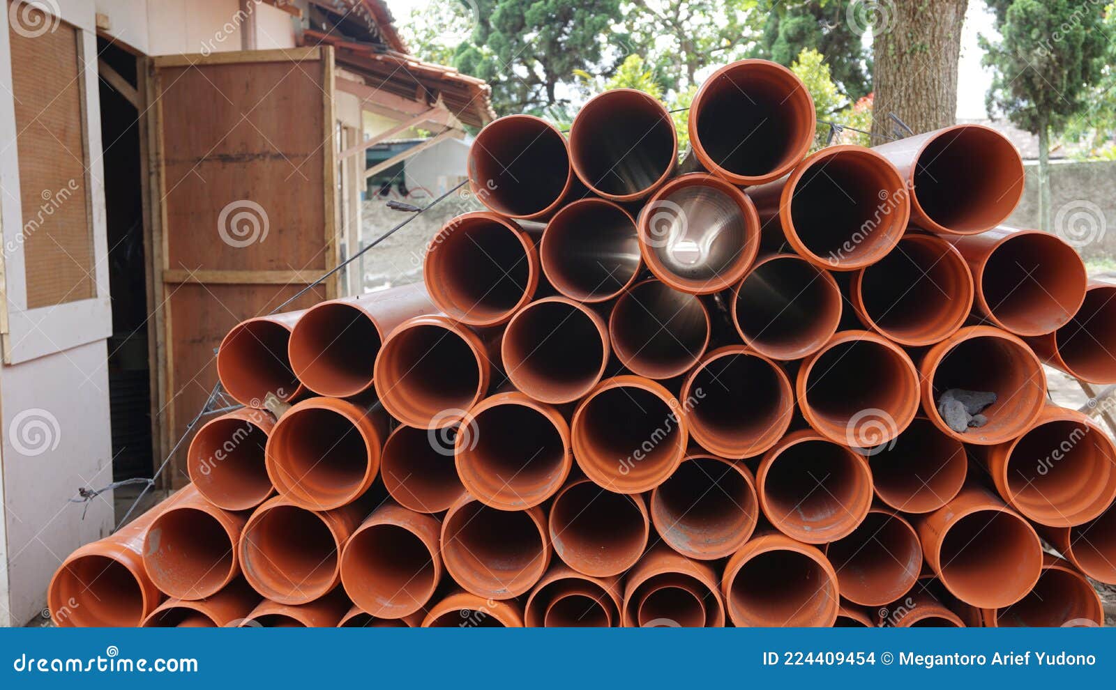 Pile Of Sewer Piping Stock Photo | CartoonDealer.com #19399752