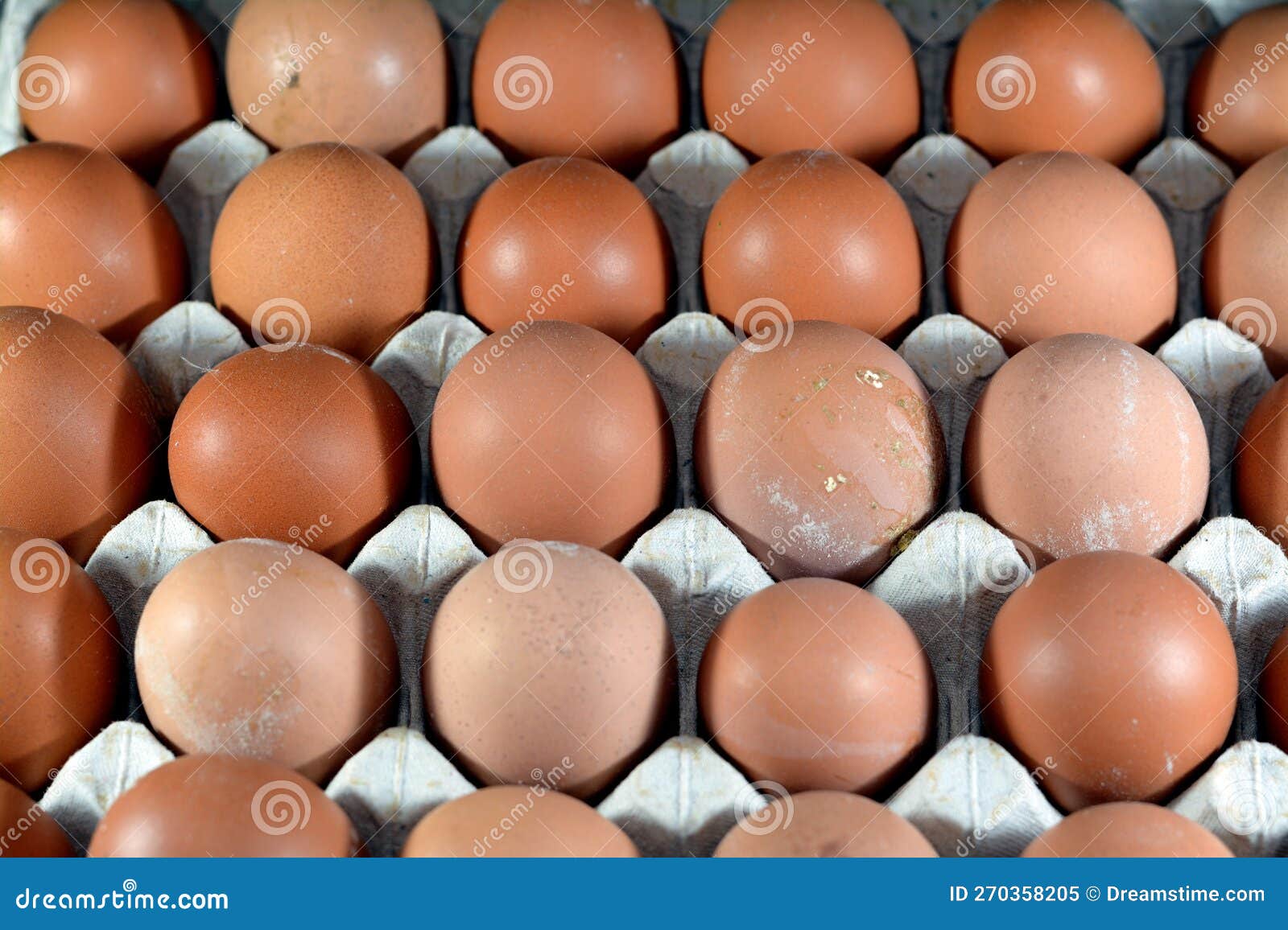 Pile of Organic Brown Fresh and Raw Hen Chicken Eggs, Stack of Eggs and Ready To Be Cooked in ...