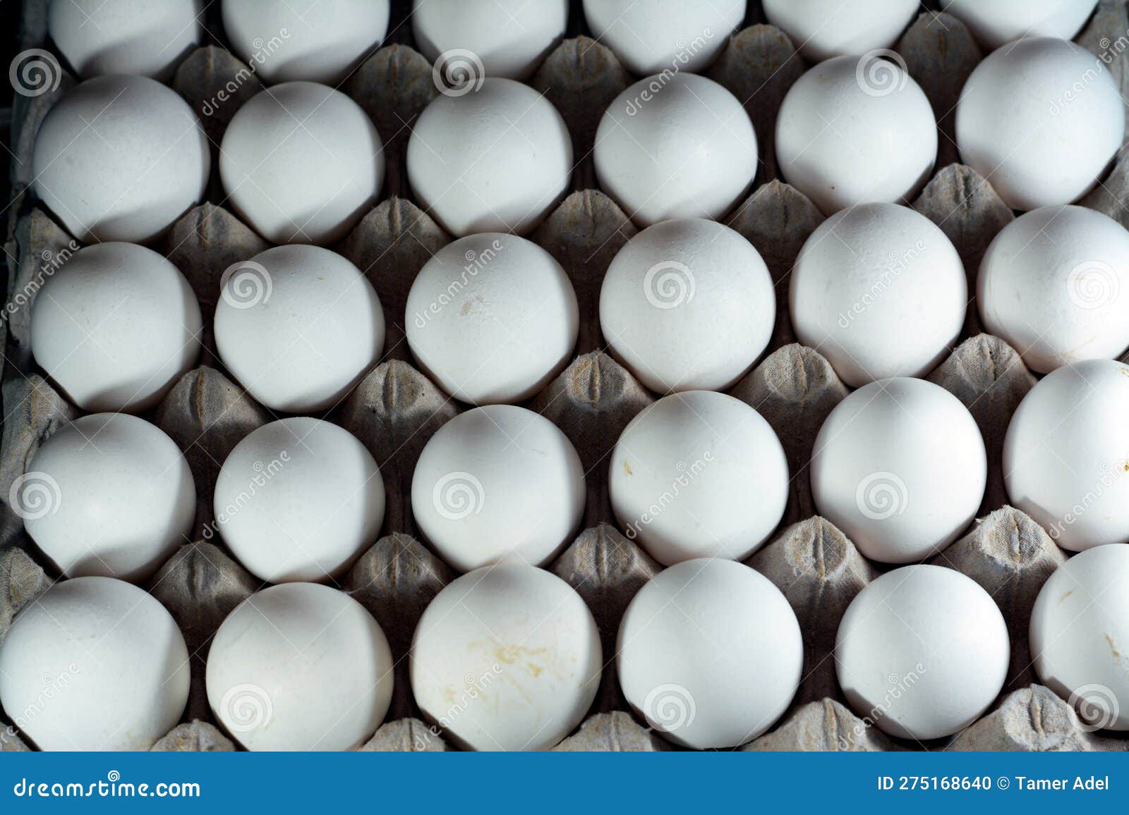 Pile of Organic Fresh and Raw Hen Chicken Eggs, Stack of Eggs Isolated and Ready To Be Cooked in ...