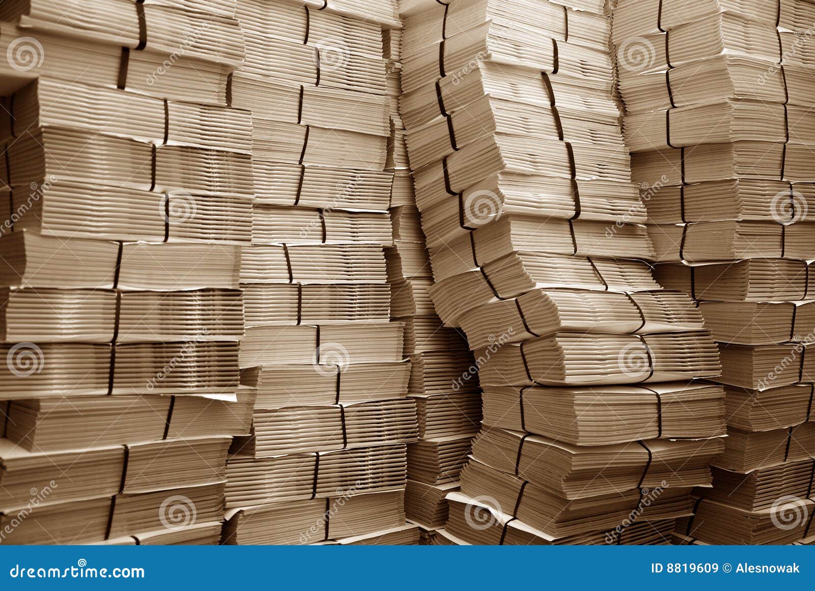 Pile Of Paper Royalty Free Stock Images - Image: 8819609