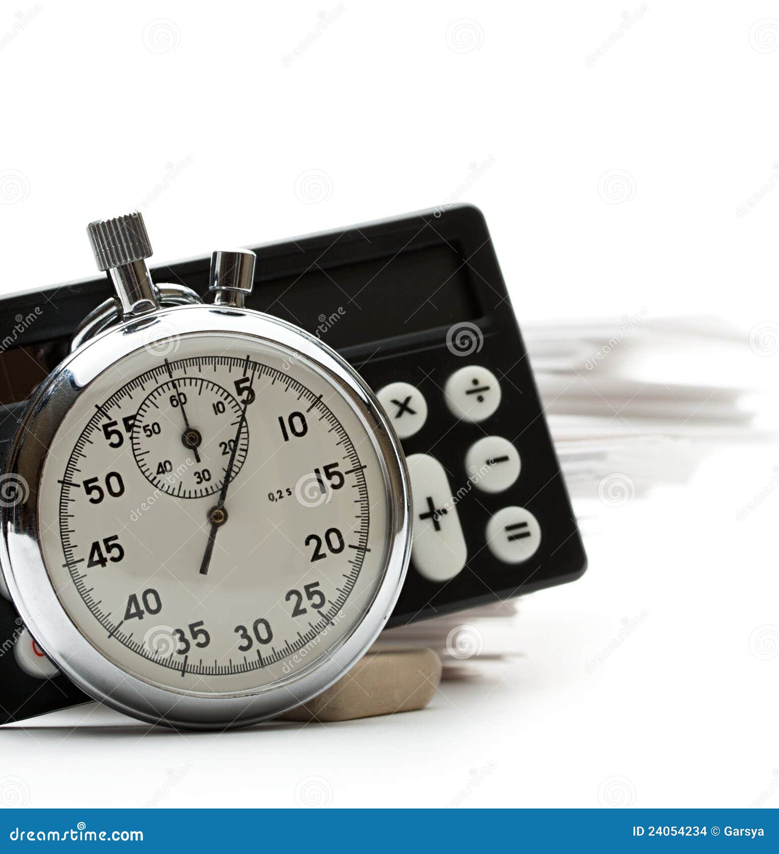 Pile of paper cards stock photo. Image of clipping, calculator - 24054234