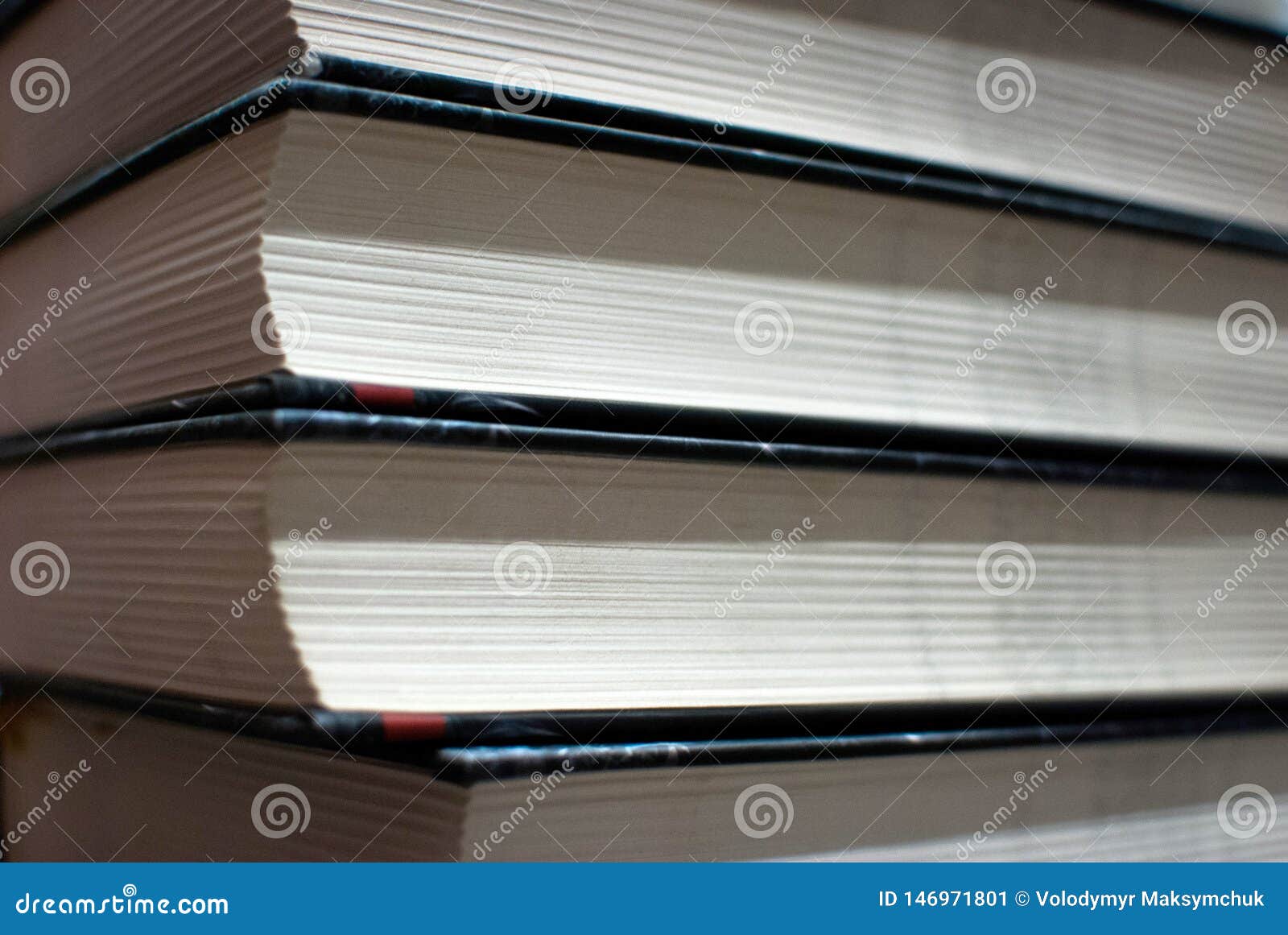 Pile of Paperback Book Ends Stacked Background Stock Image - Image of ...