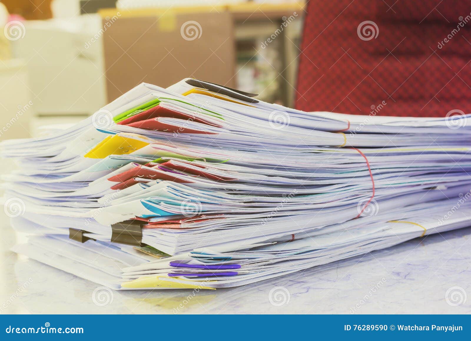 Pile Of Papers Laid Overlap Royalty-Free Stock Image | CartoonDealer ...