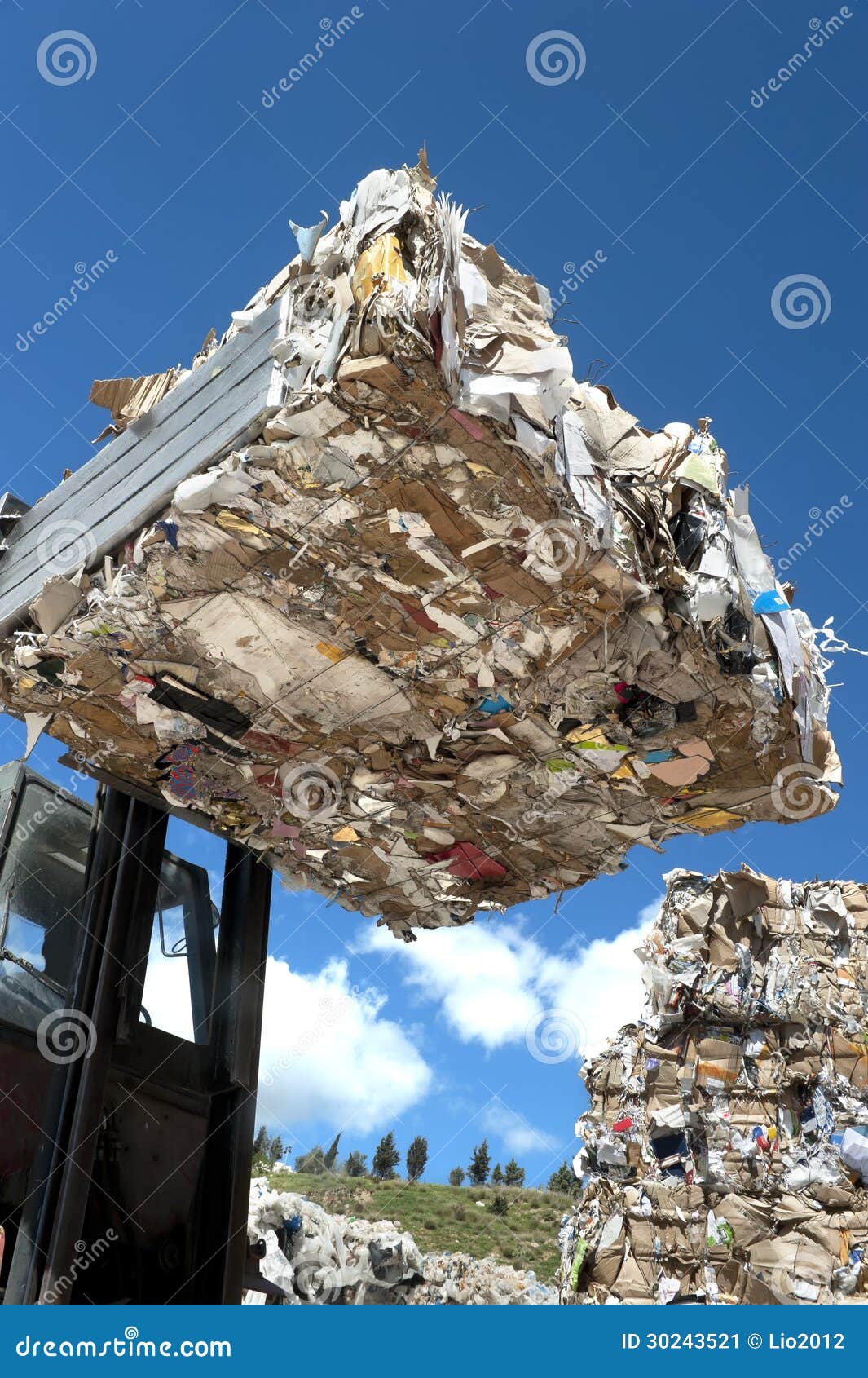 Paper recycling stock image. Image of works, used, ecology - 30243521