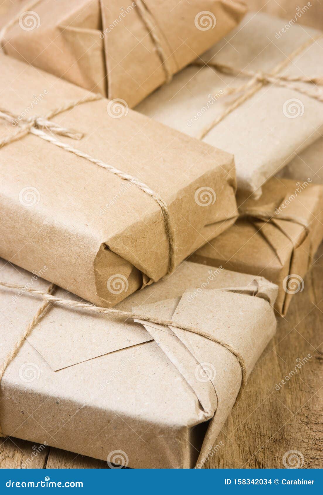 Stack parcel in warehouse stock photo. Image of business - 158342034