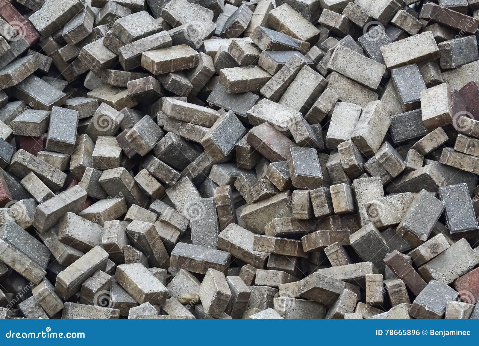 Pile of paving blocks stock photo. Image of renovation - 78665896