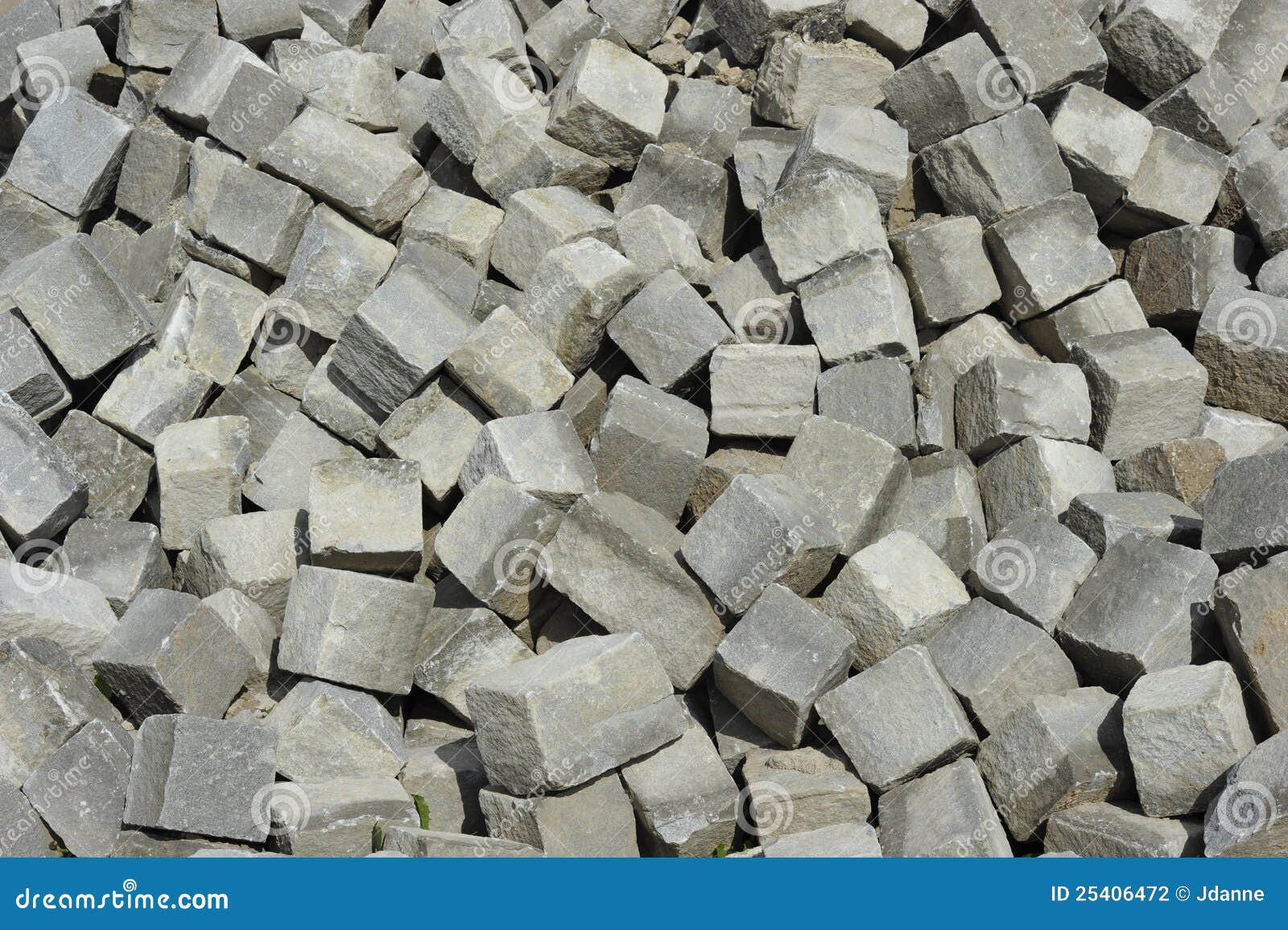 Pile of Paving Stones stock photo. Image of grey, paver - 25406472