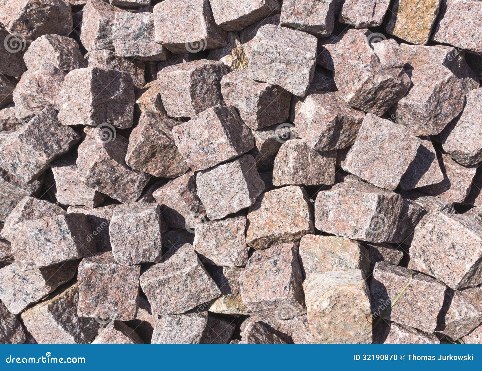 Pile of Paving Stones stock photo. Image of debris, background - 32190870