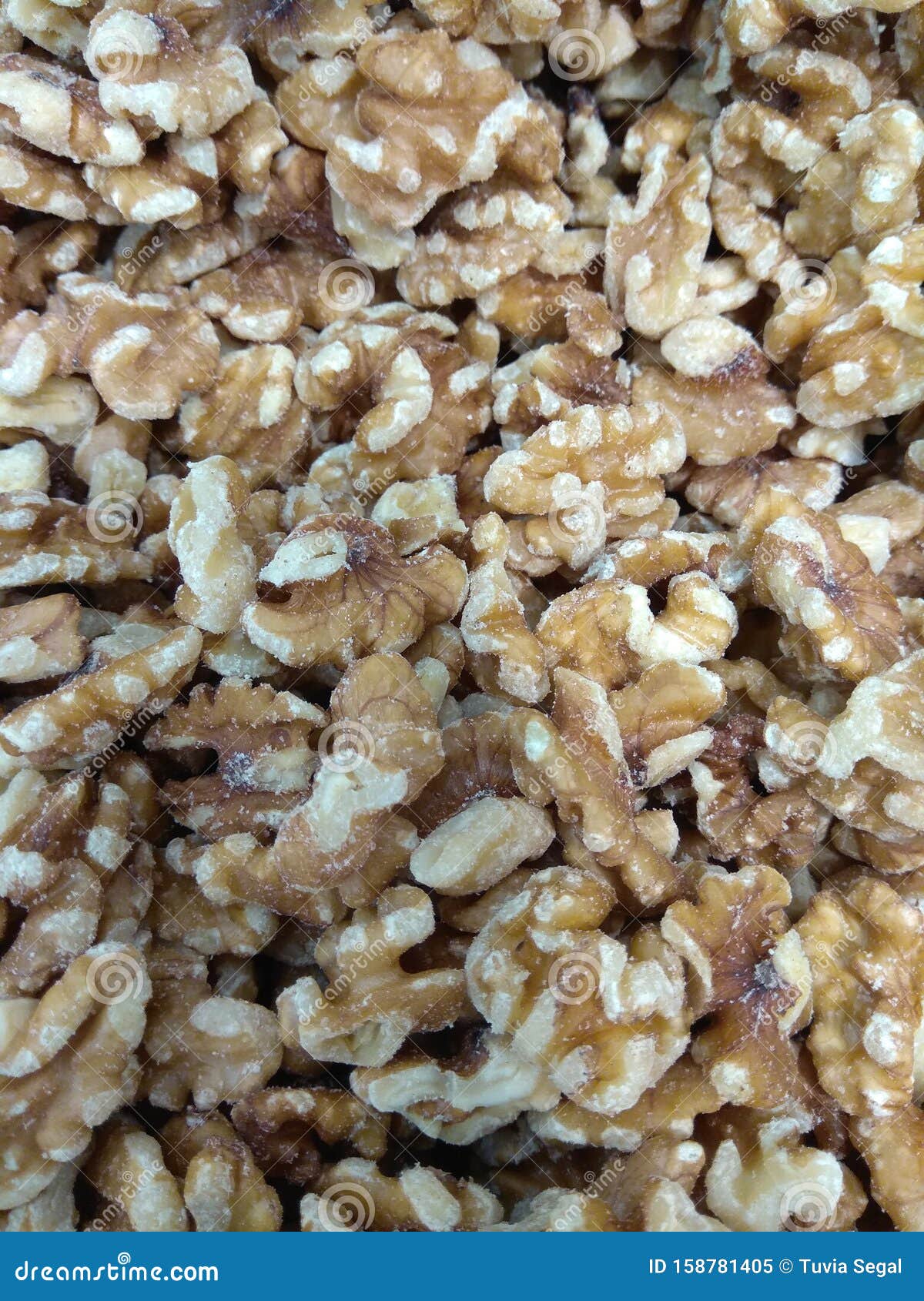 A pile of pealed walnuta stock image. Image of pile - 158781405